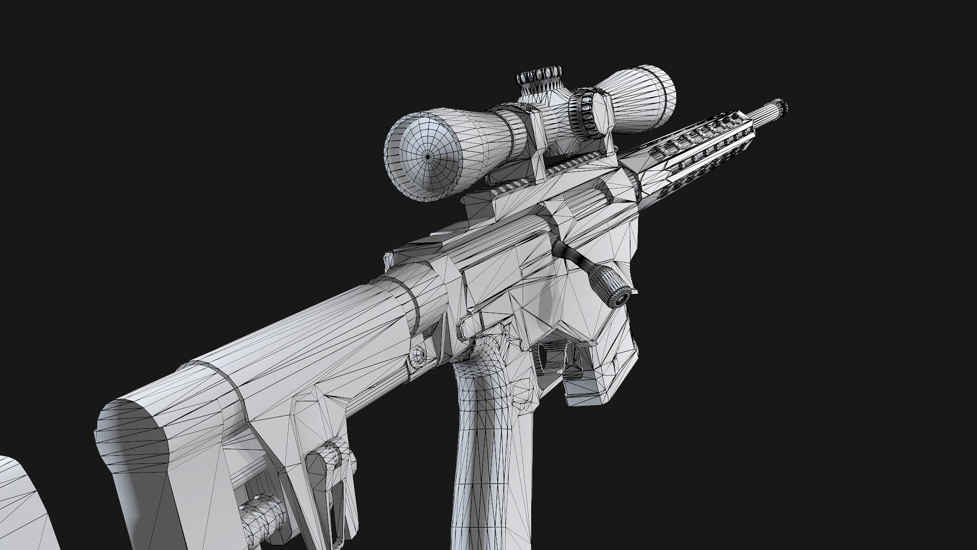 3D Ruger Rifle Aaa Games Model - TurboSquid 1432887