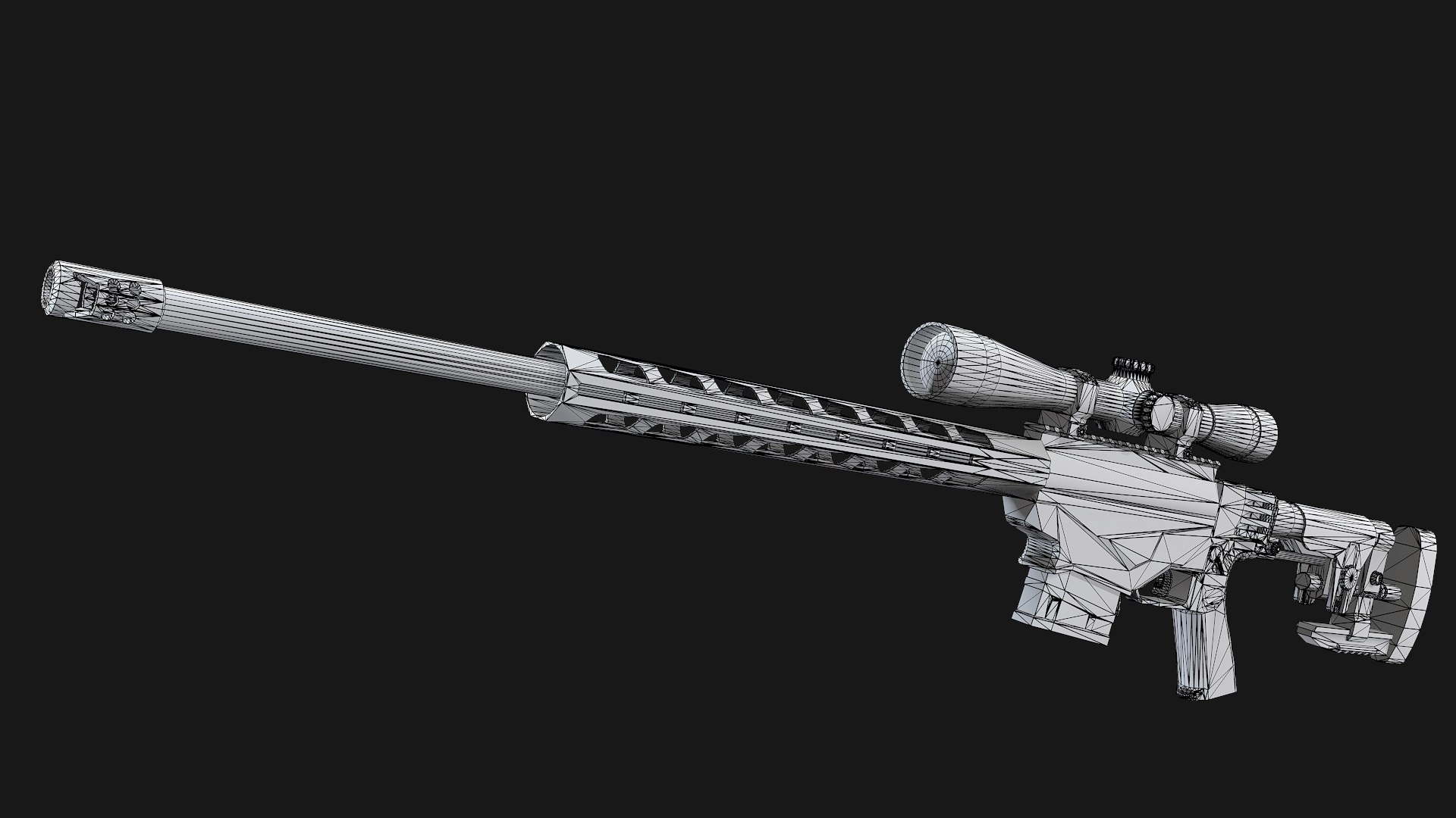 3D Ruger Rifle Aaa Games Model - TurboSquid 1432887