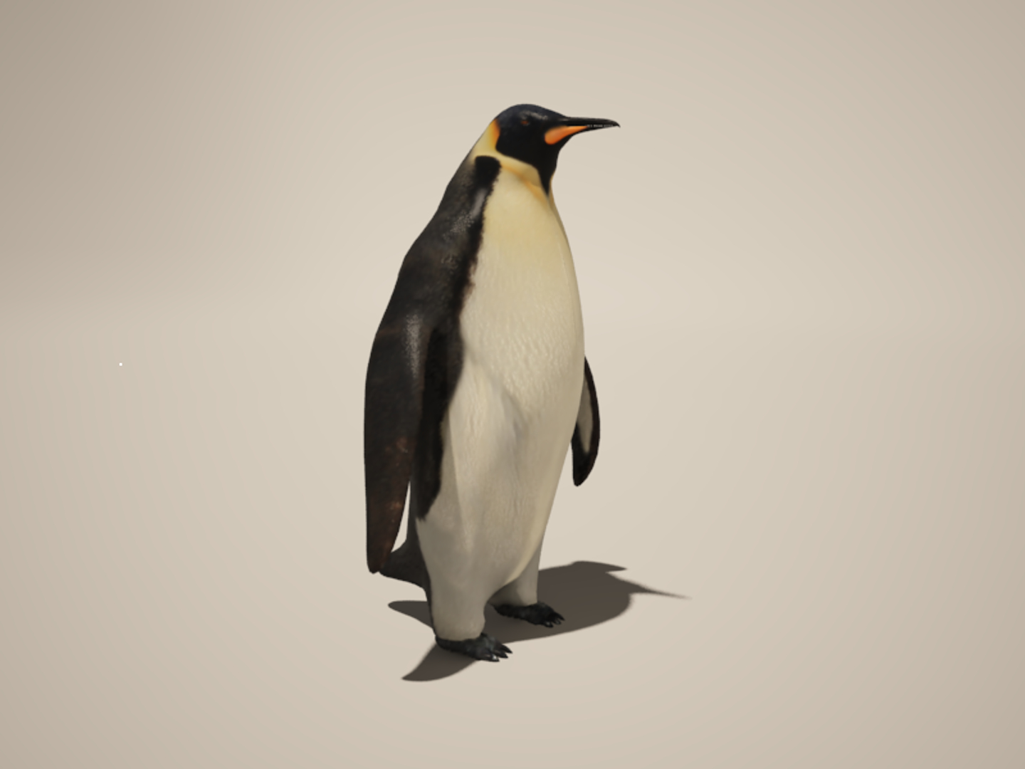 3d Model Of Penguin King