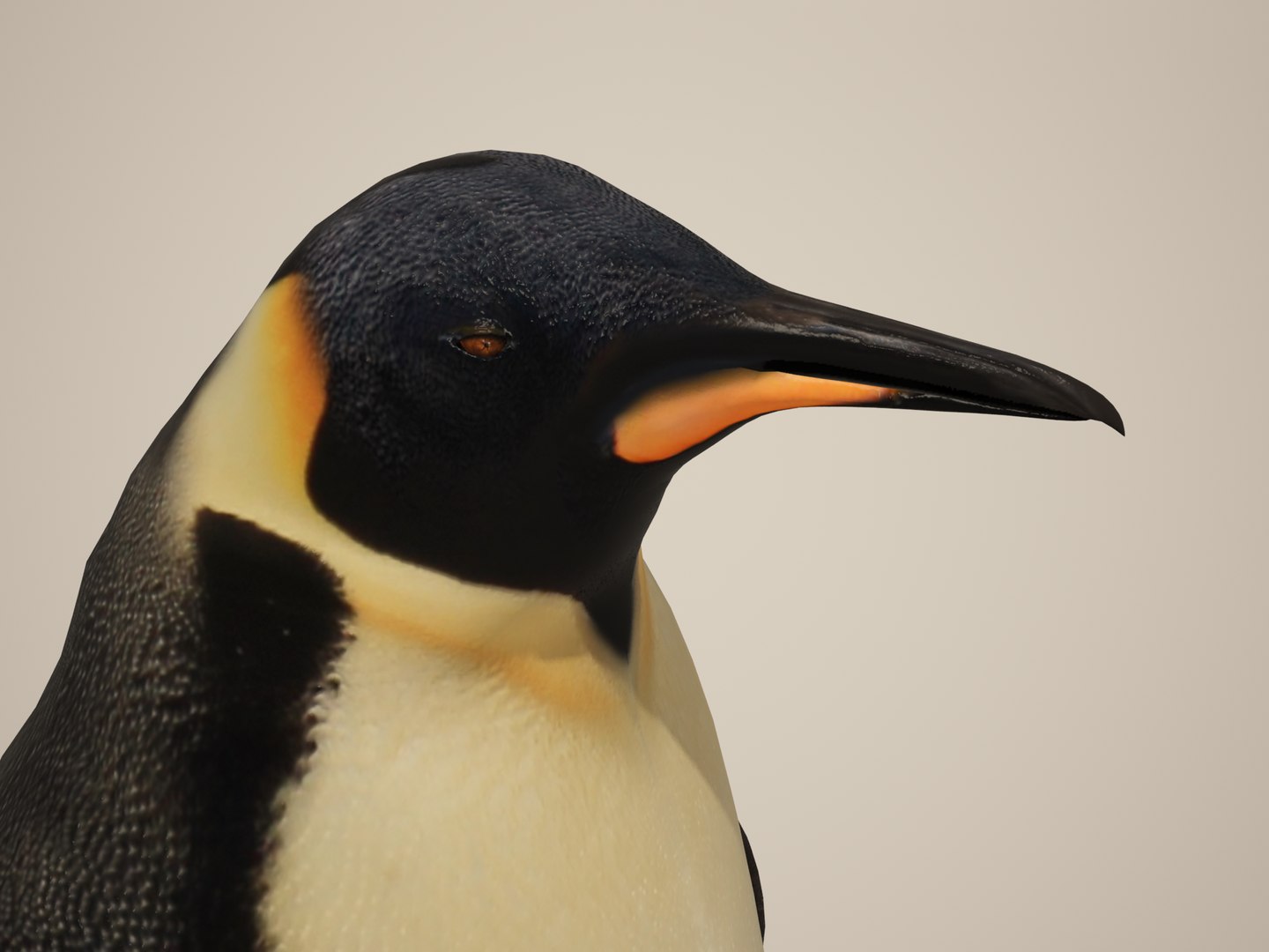 3d Model Of Penguin King