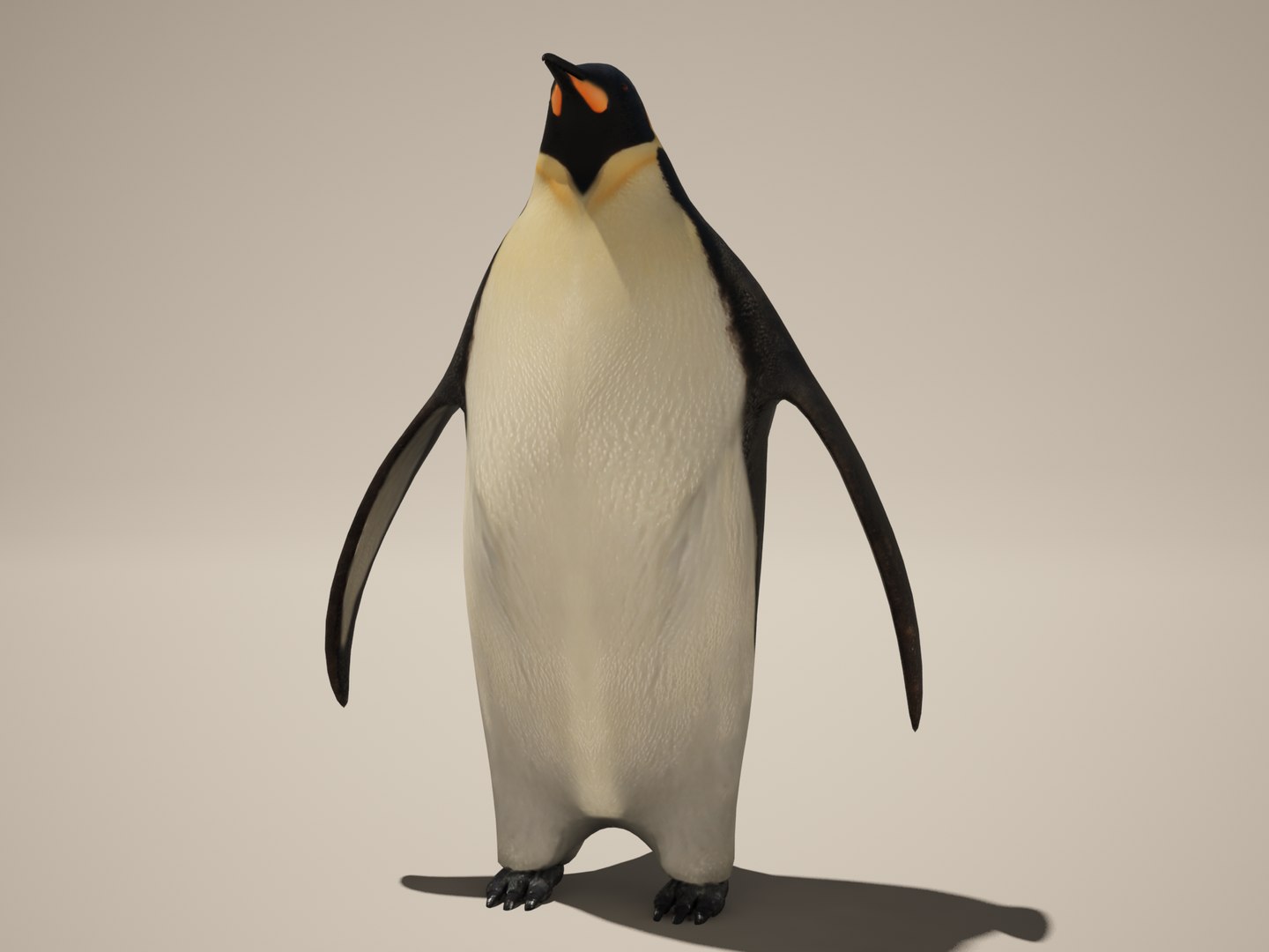 3d Model Of Penguin King
