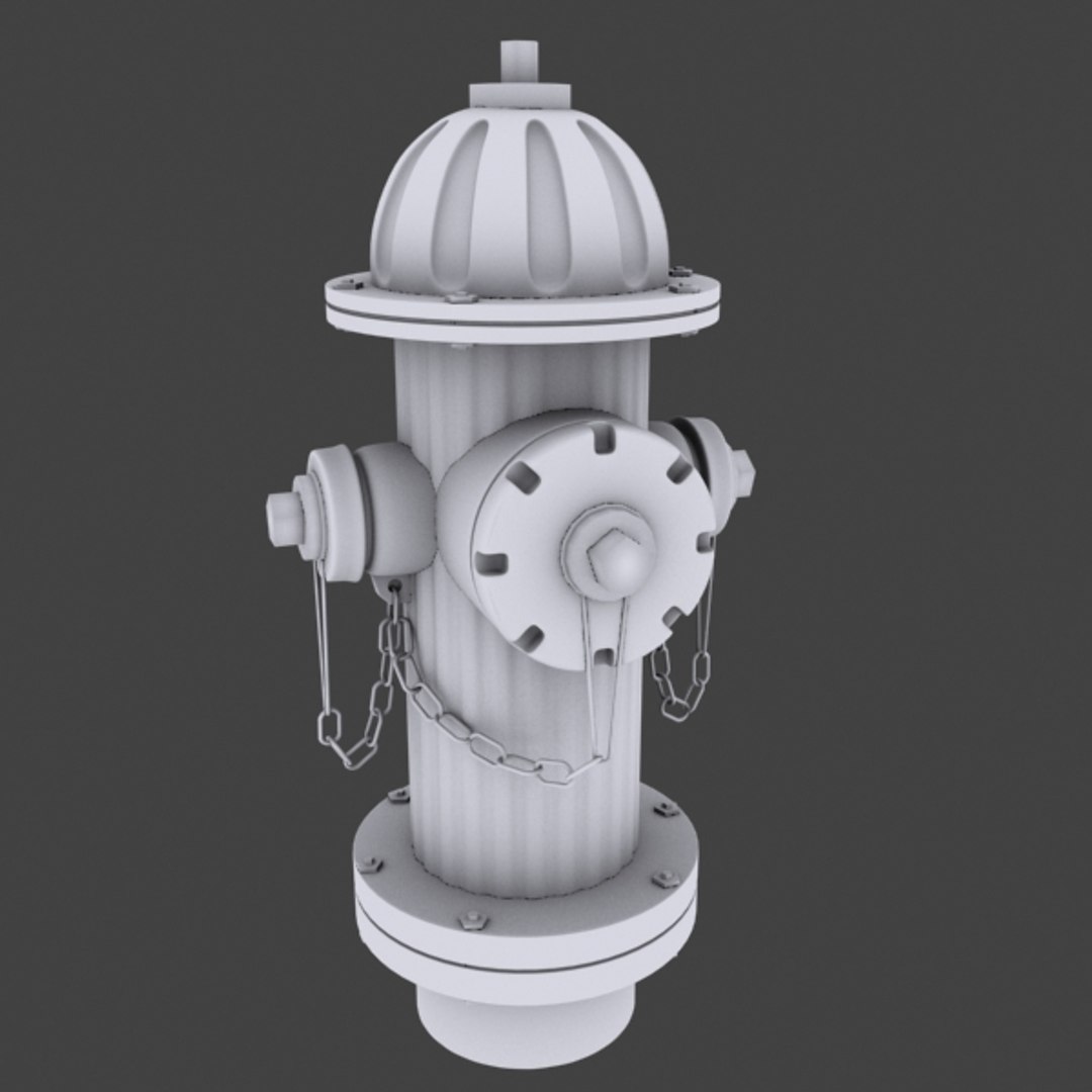 3d model water hydrant