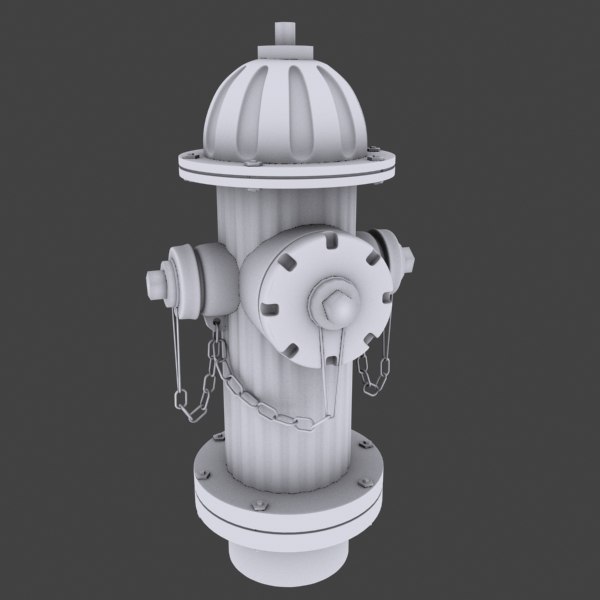 3d model water hydrant