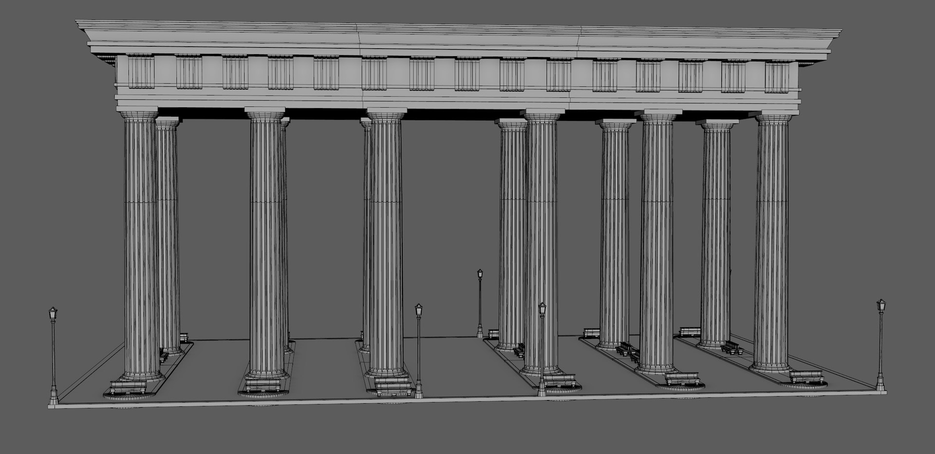 3D Model Greek Temple - TurboSquid 1275127