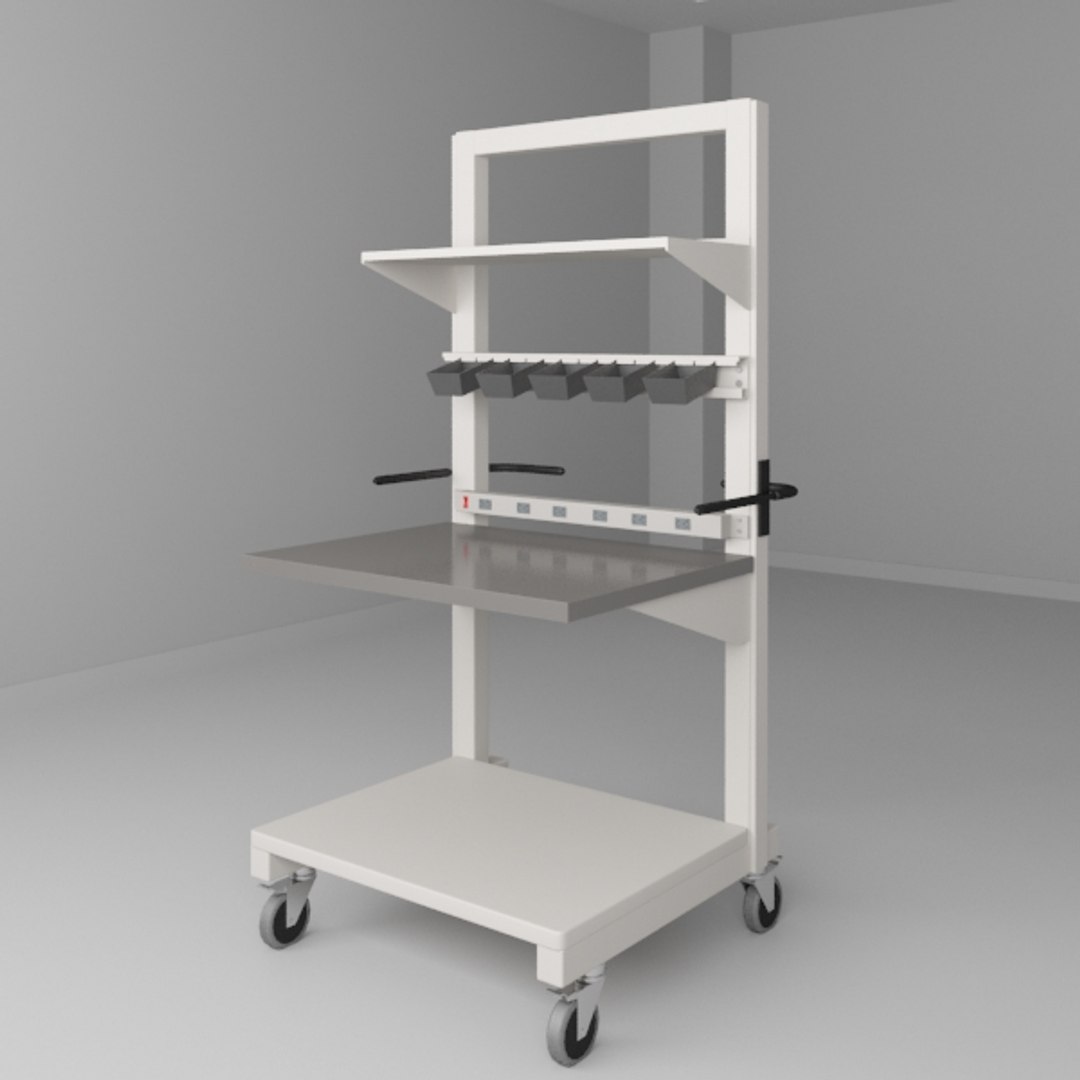 Mobile Height Adjustable Carts Max
