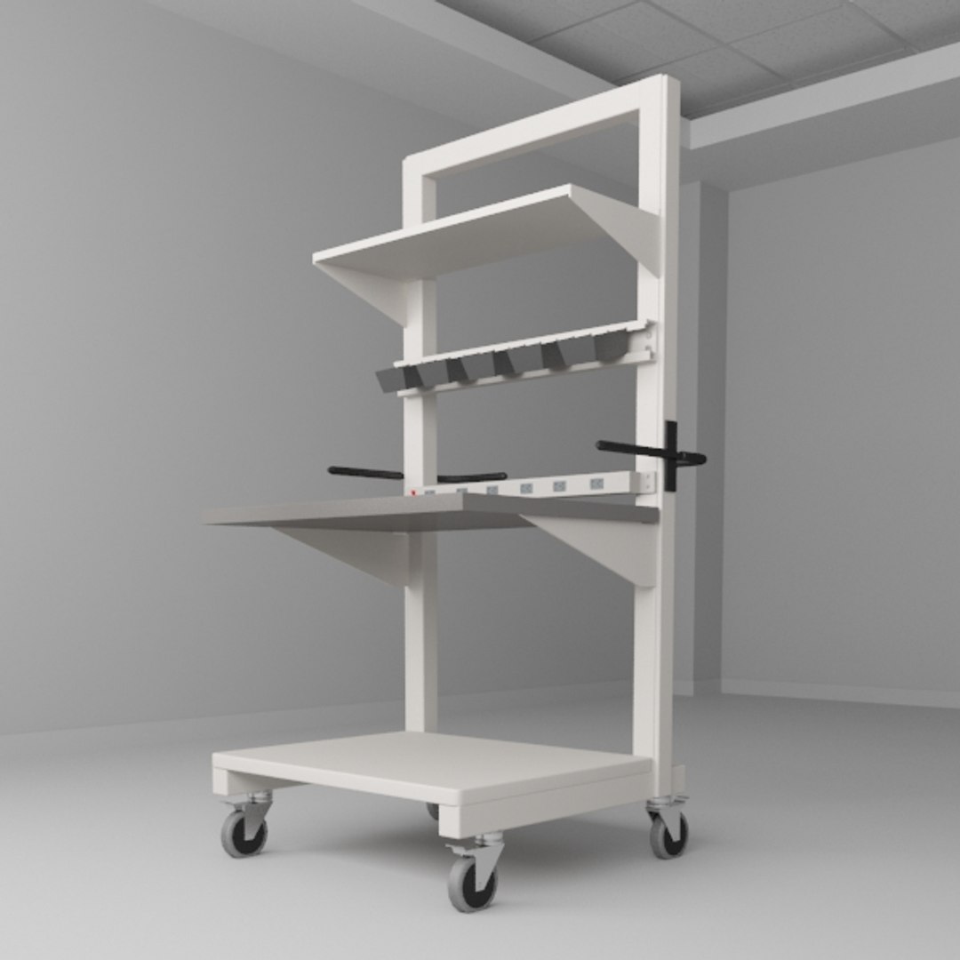 Mobile Height Adjustable Carts Max