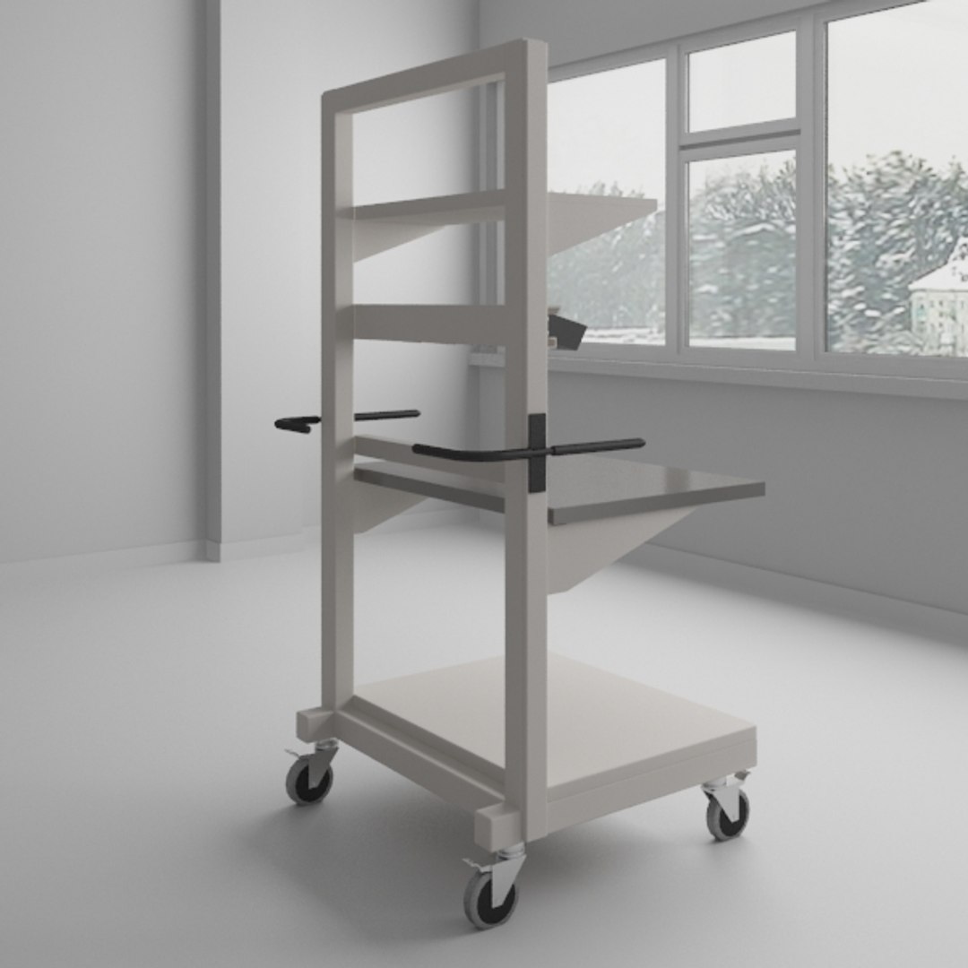 Mobile Height Adjustable Carts Max