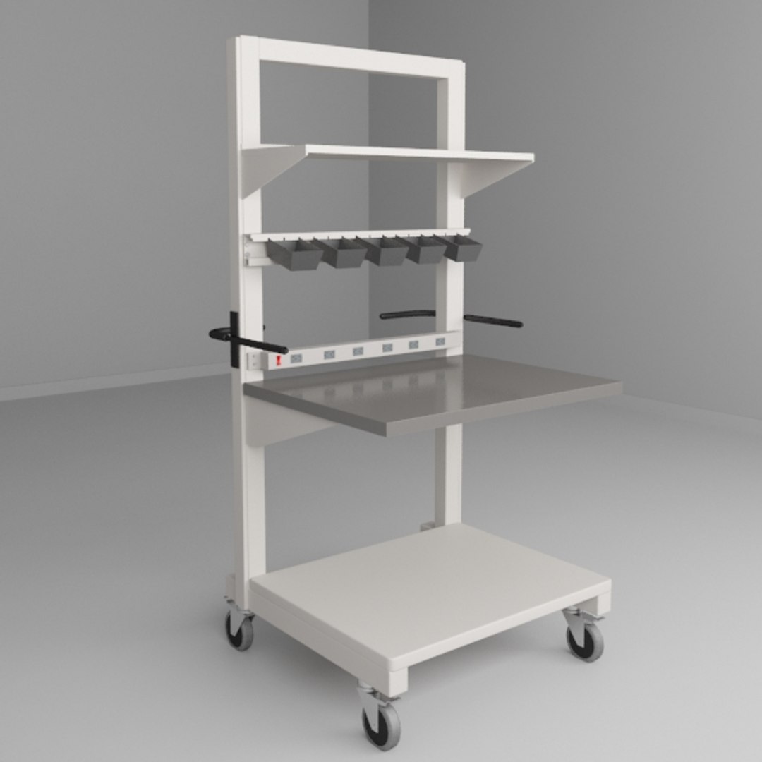 Mobile Height Adjustable Carts Max