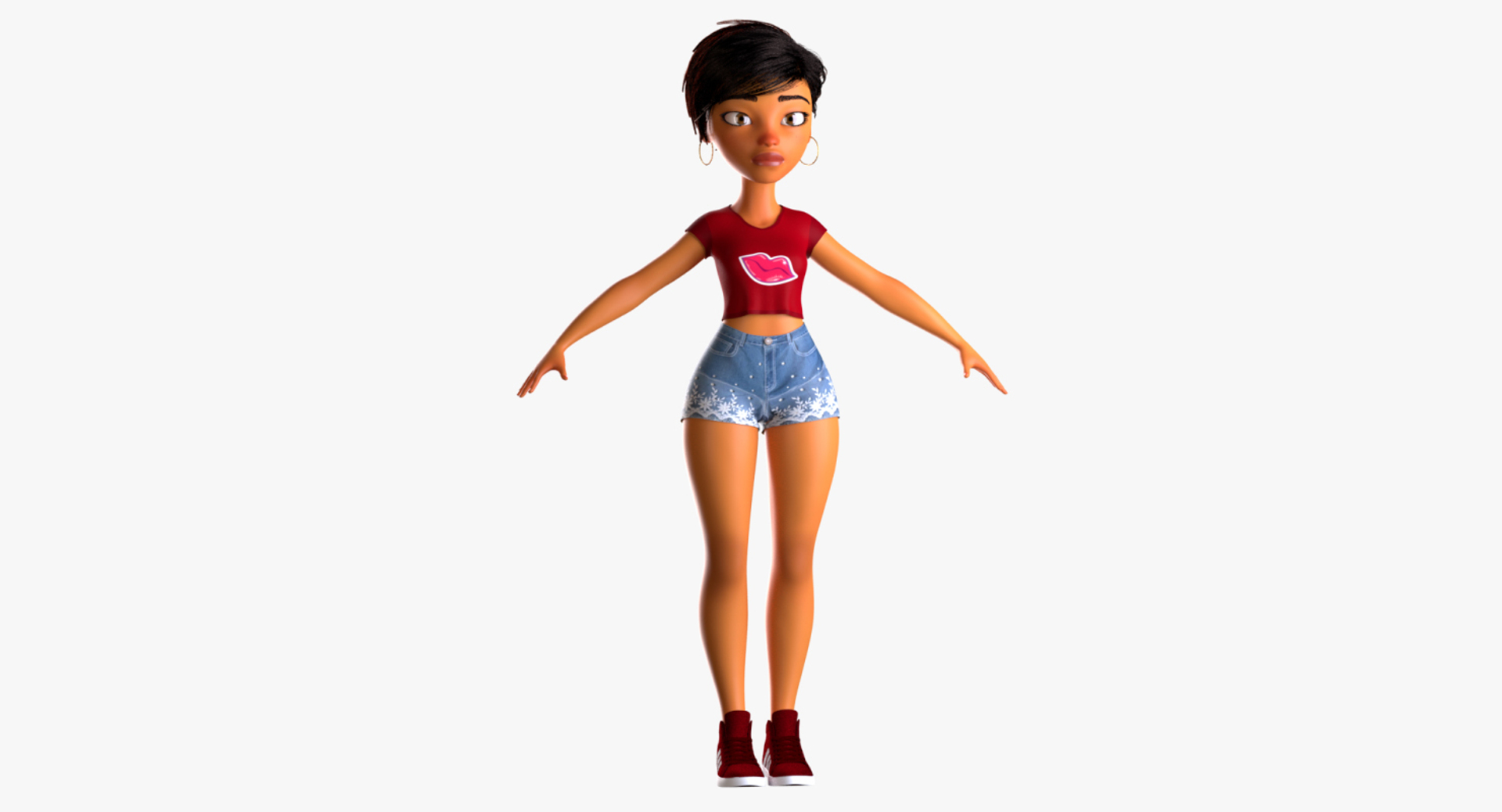 Mery Character Animation Model - TurboSquid 1211833