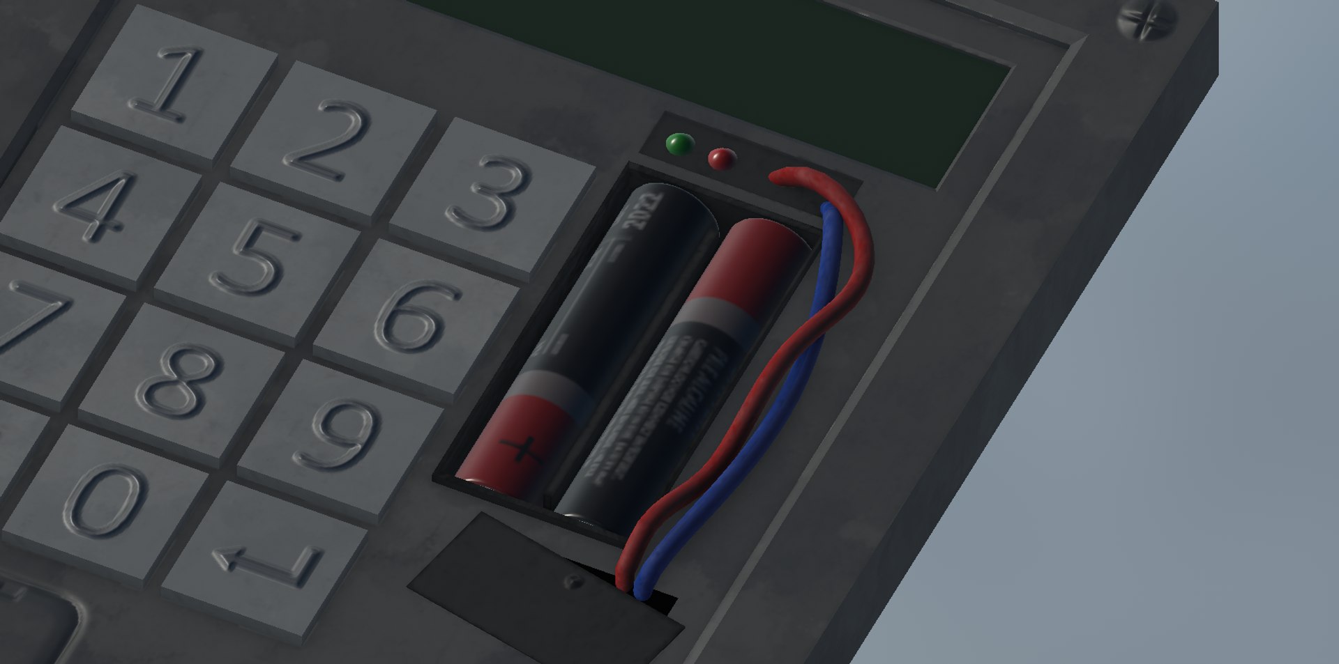 Keypad Lock Asset Low-poly 3D Model - TurboSquid 1231964