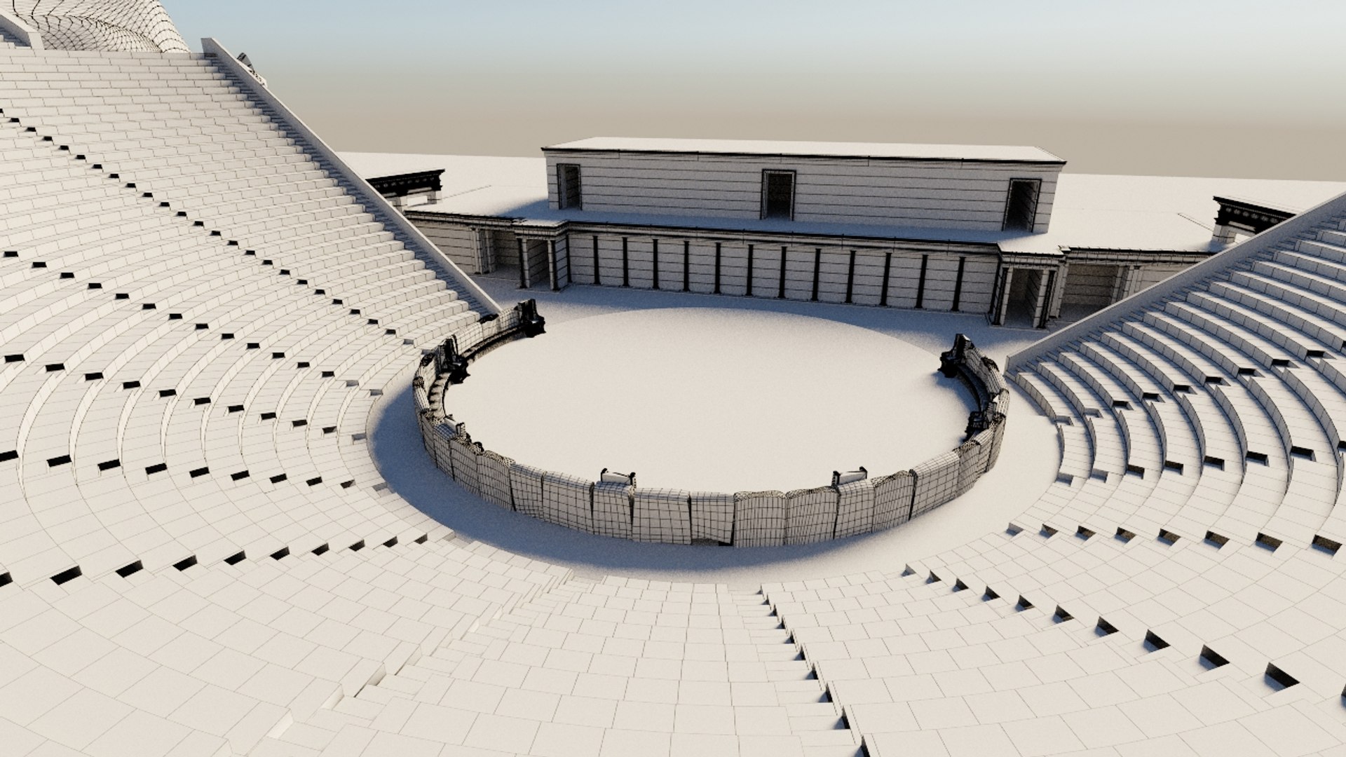 3D Greek Theatre - TurboSquid 1187647