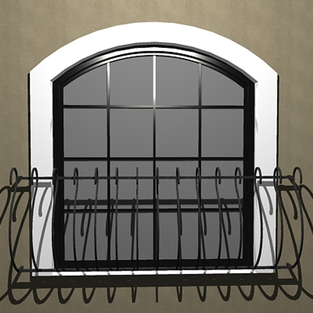 Arched Window Wrought Iron Dxf