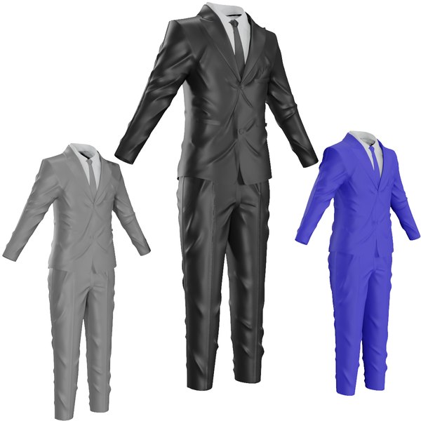 Suit Blender Models for Download | TurboSquid