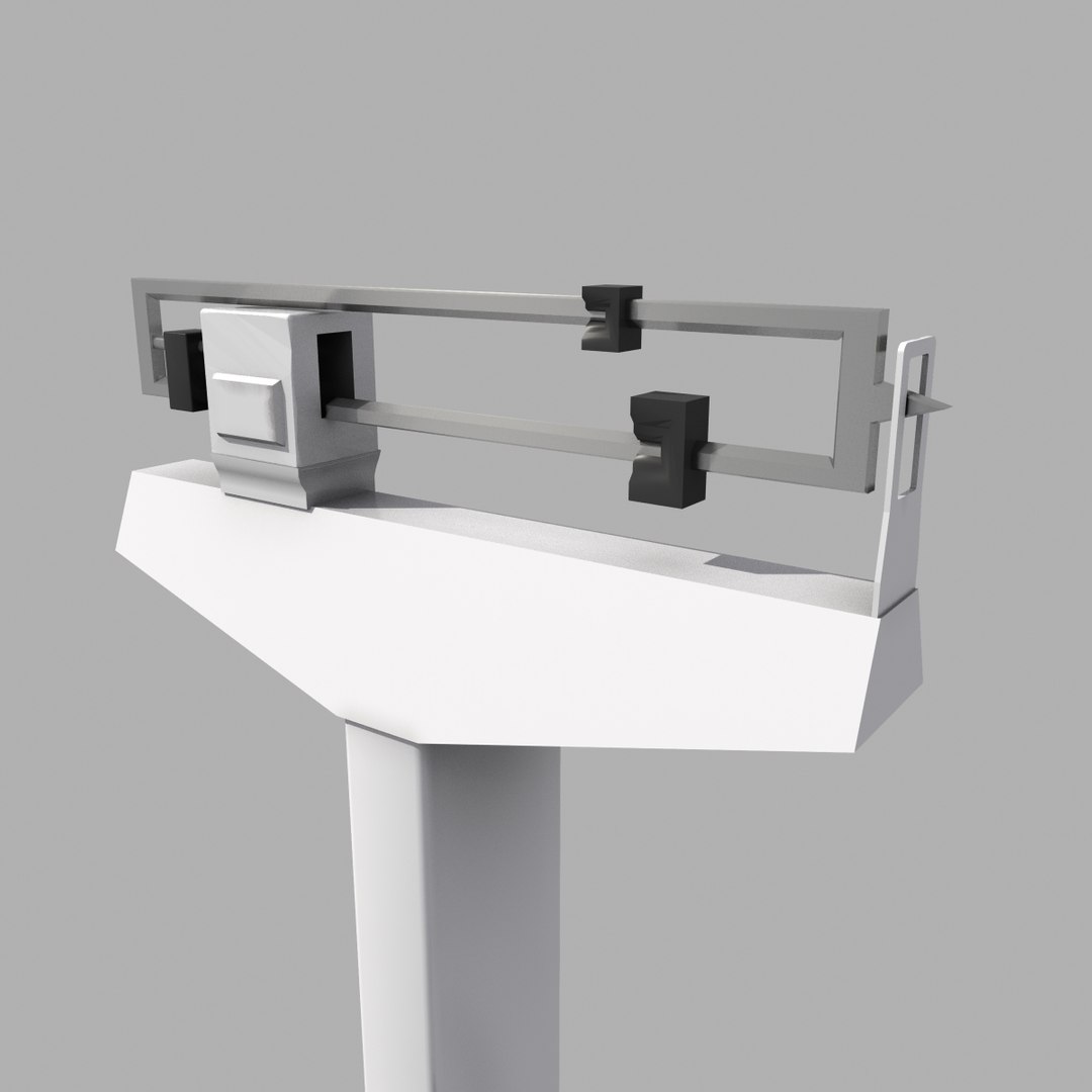 3d Model Scale Hospitals Doctor