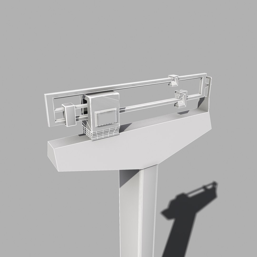 3d Model Scale Hospitals Doctor