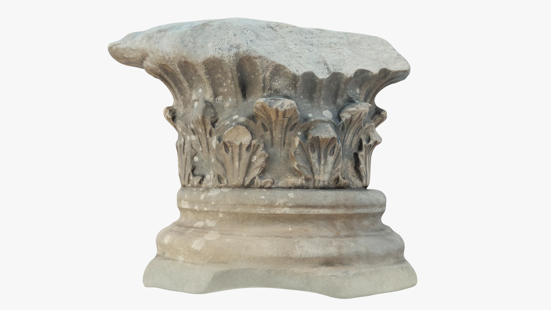 3D Ancient Column Part V1 - TurboSquid 2280525