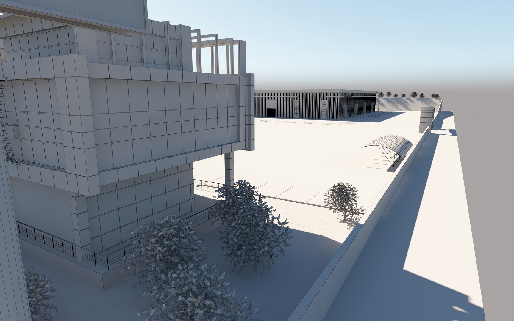 3D Generic Factory Executive Building Model - TurboSquid 1972426