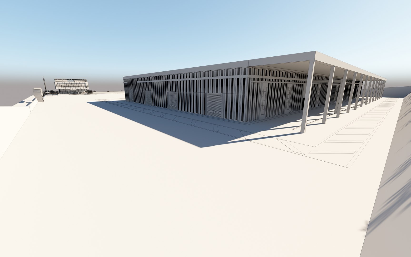 3D Generic Factory Executive Building Model - TurboSquid 1972426