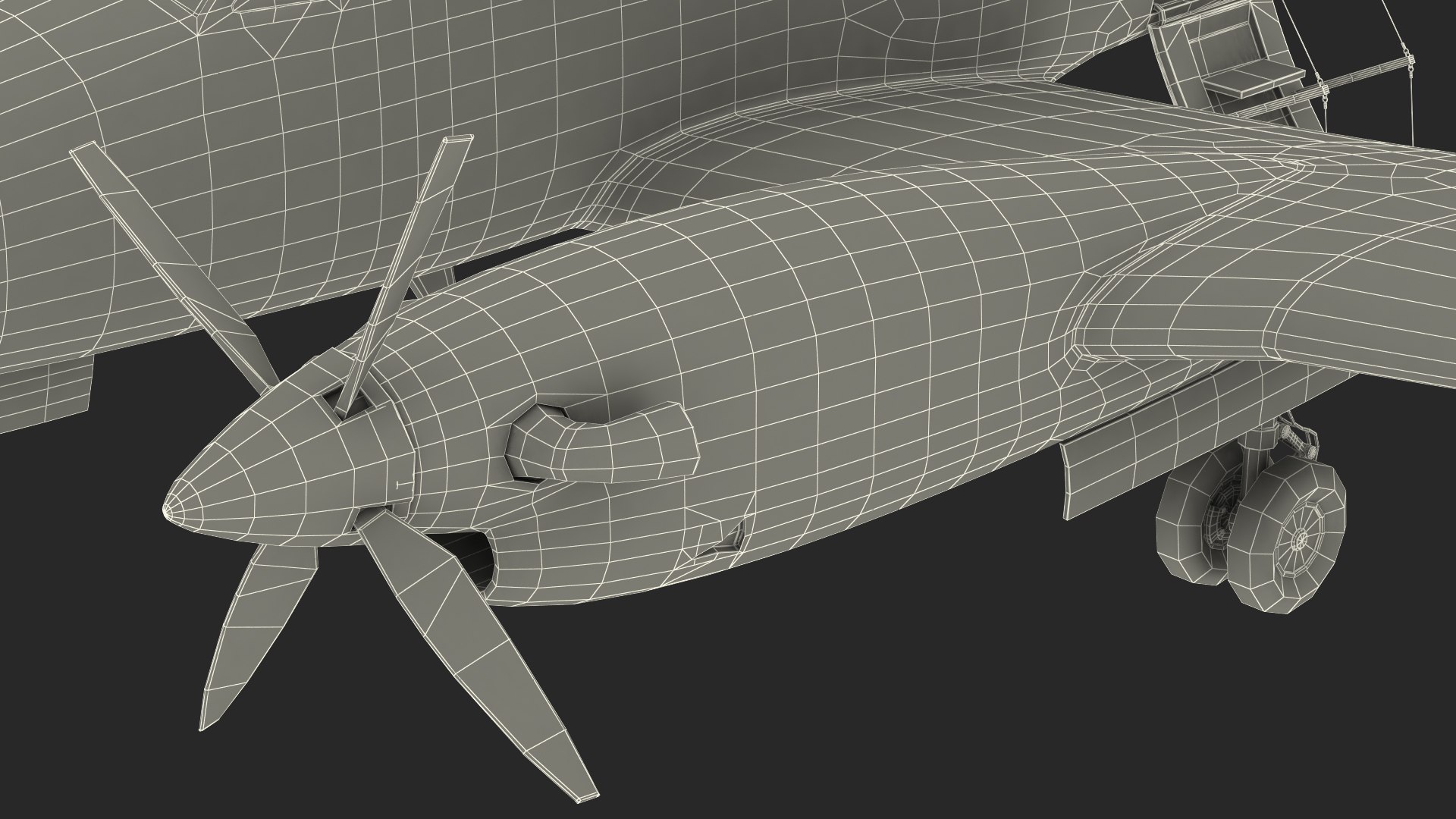 Twin turboprop civil utility 3D model - TurboSquid 1561148