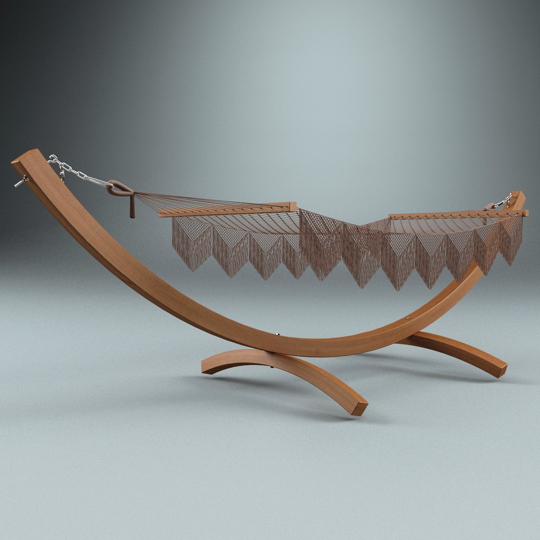 3dsmax Hammocks Set Modelled