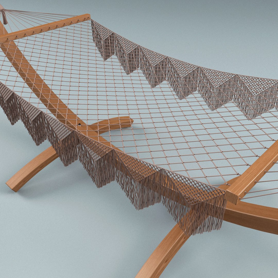 3dsmax Hammocks Set Modelled