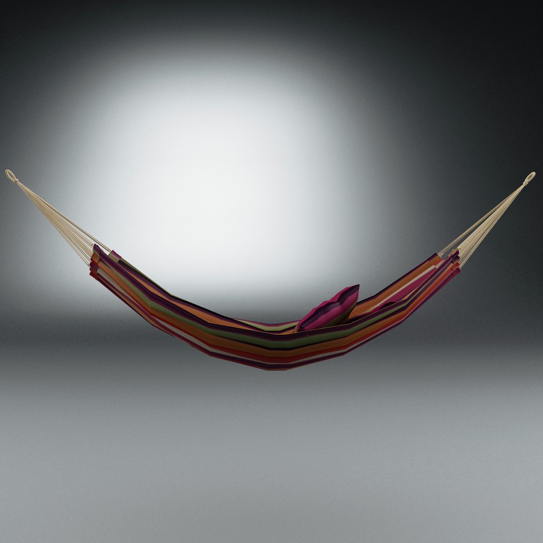 3dsmax Hammocks Set Modelled