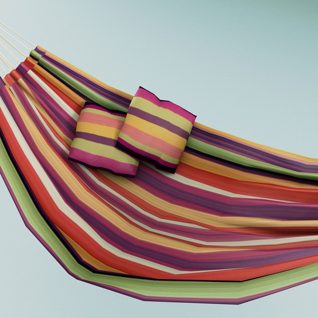 3dsmax Hammocks Set Modelled