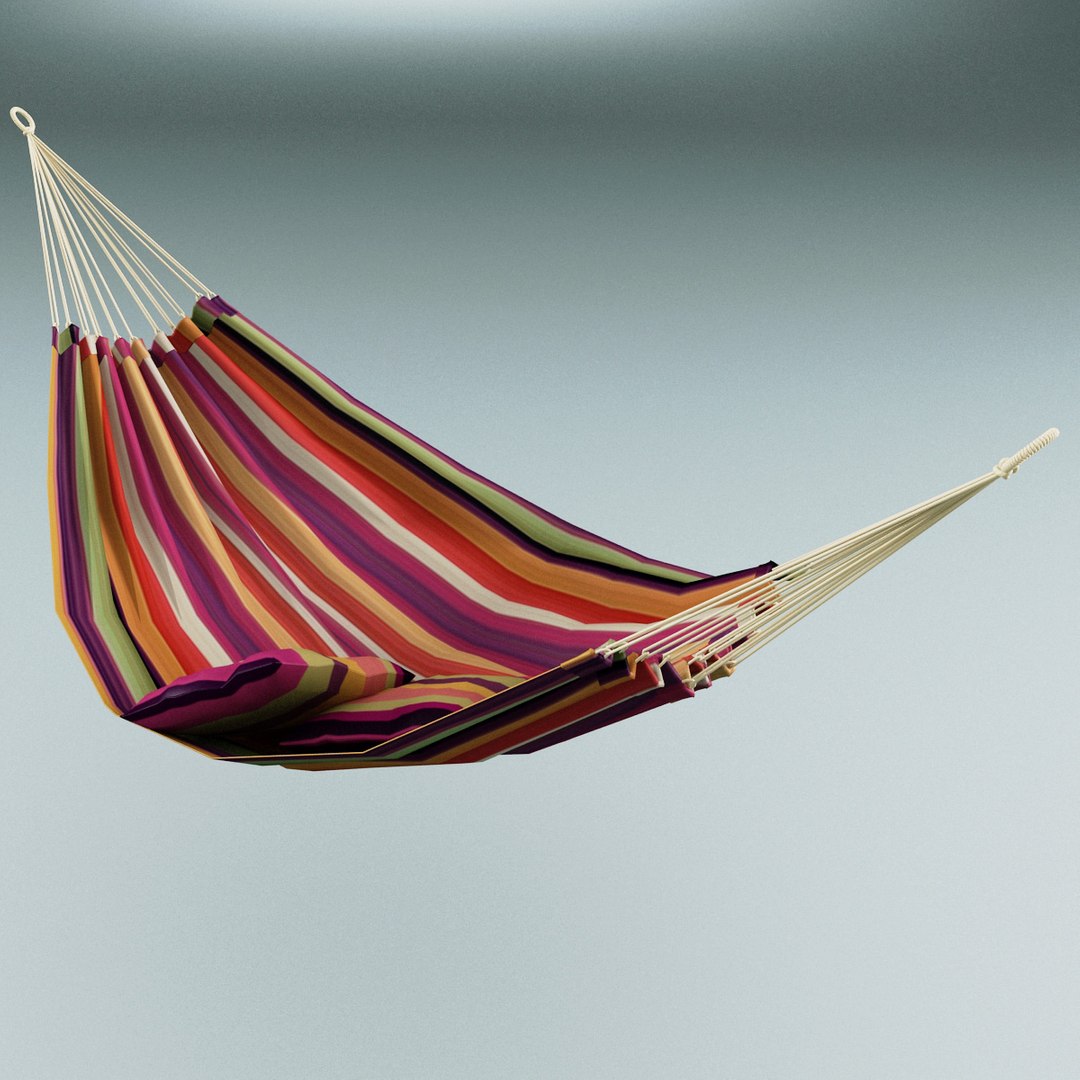 3dsmax Hammocks Set Modelled