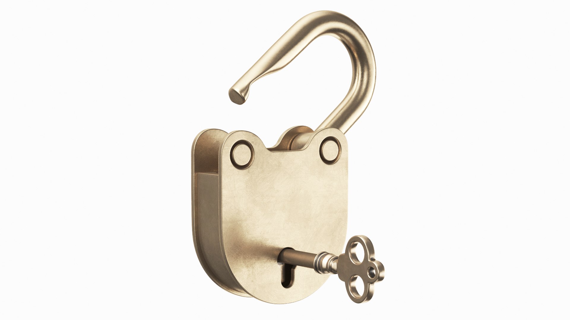 3D Model Real Padlock Key - TurboSquid 1481422