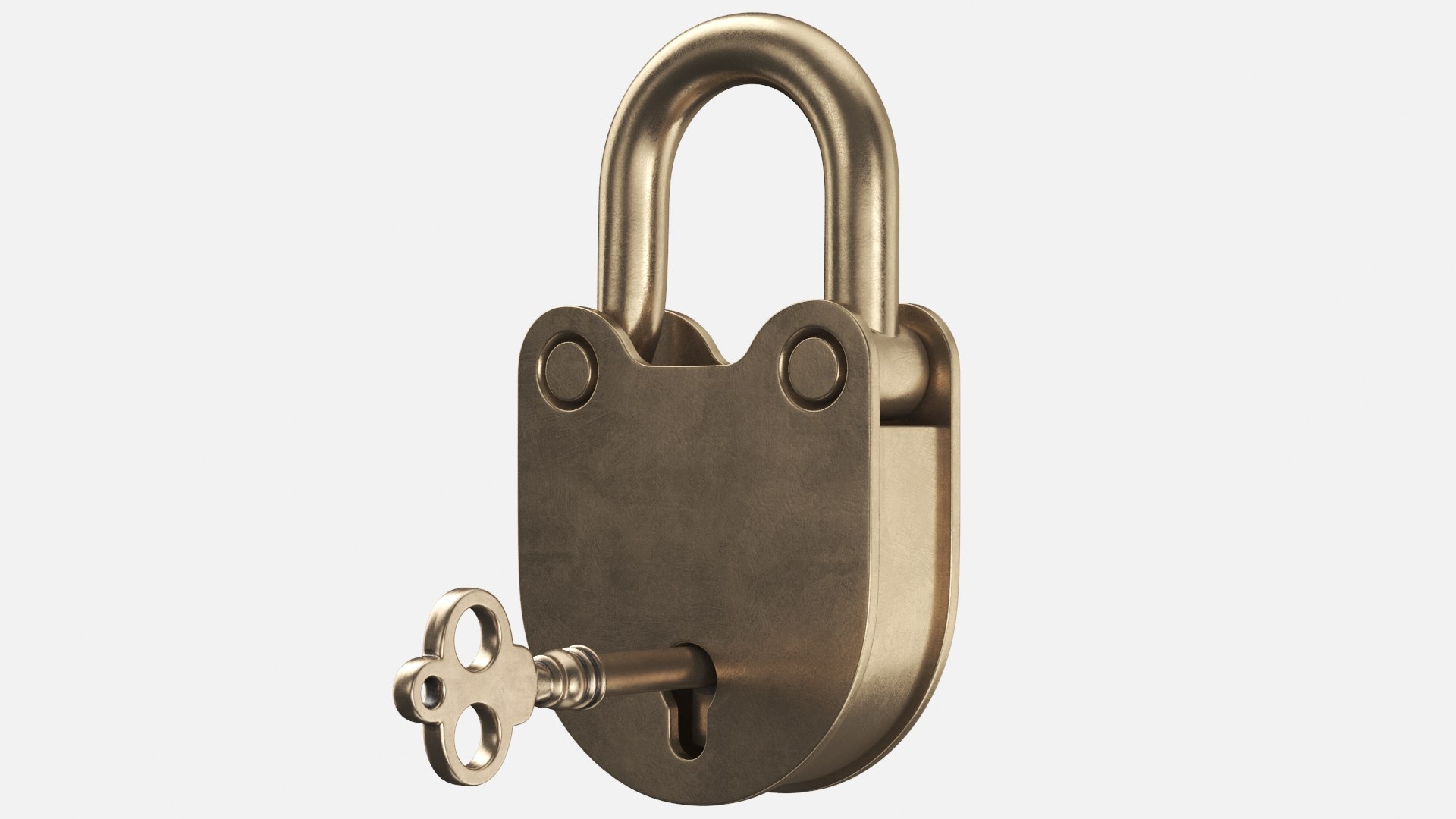 3D Model Real Padlock Key - TurboSquid 1481422