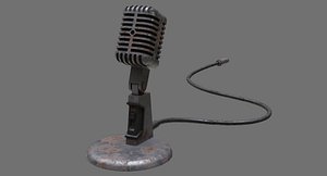 Retro Microphone Blender Models for Download | TurboSquid