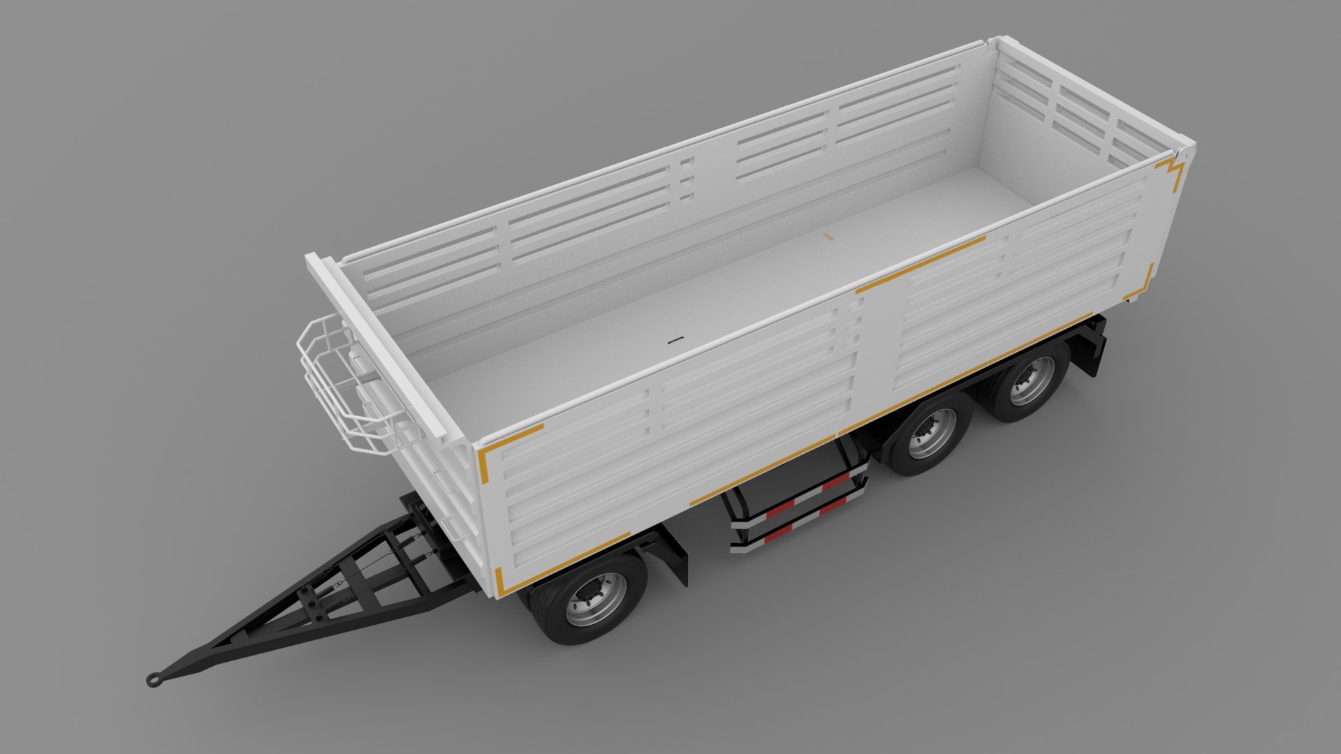 3D Trailer Dump Only - TurboSquid 2274829