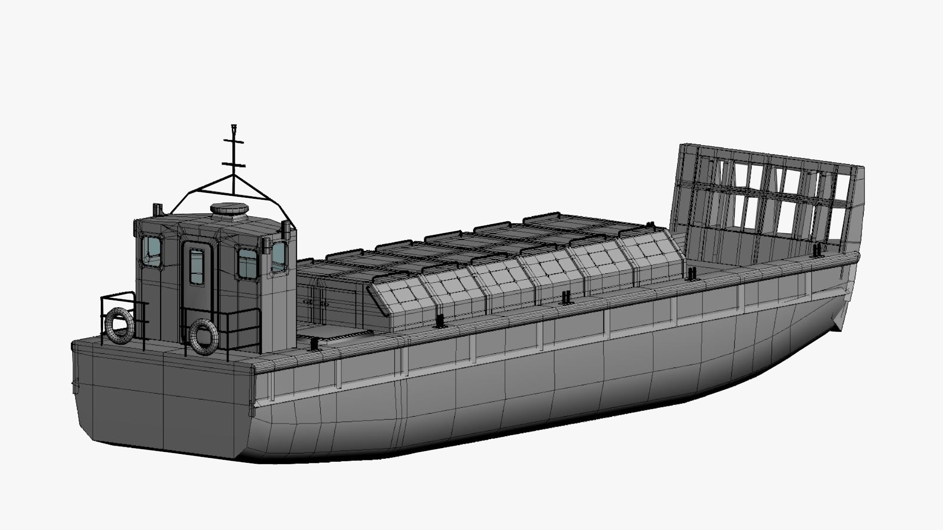 Landing Craft 3D Model - TurboSquid 2203840