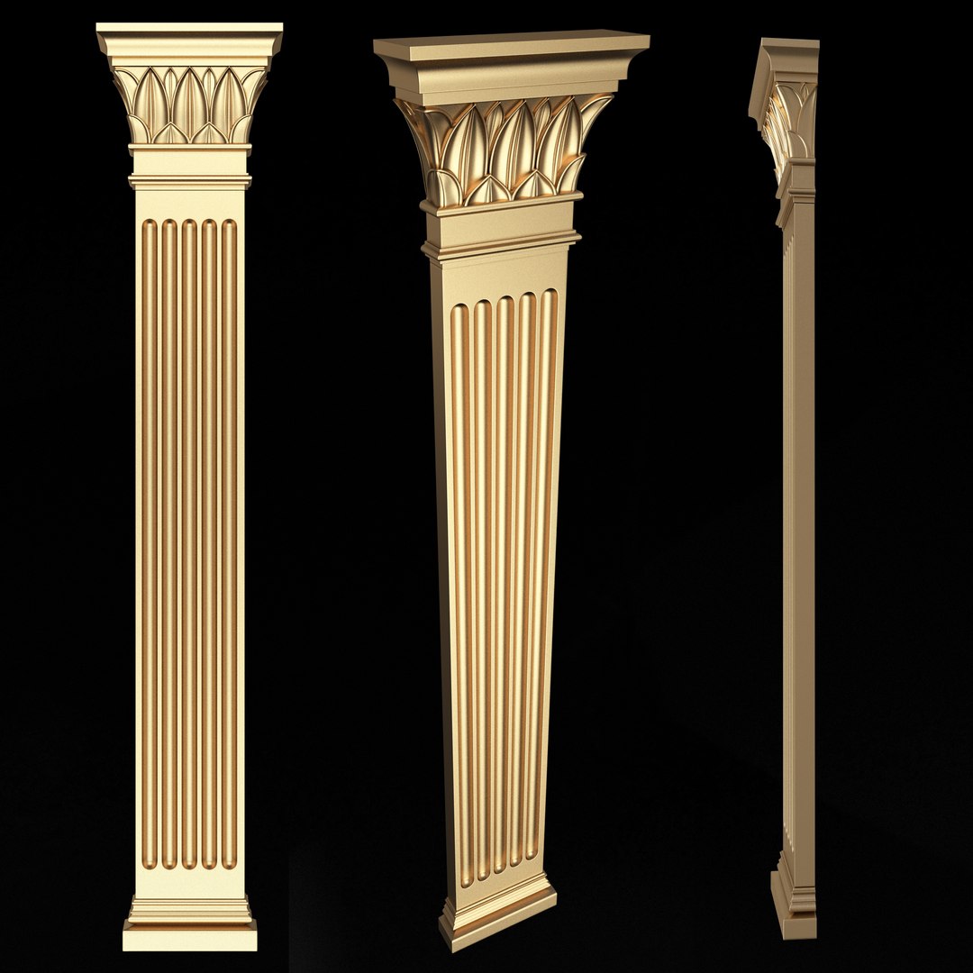 Column Capitals Collection 3D model - TurboSquid 1959765