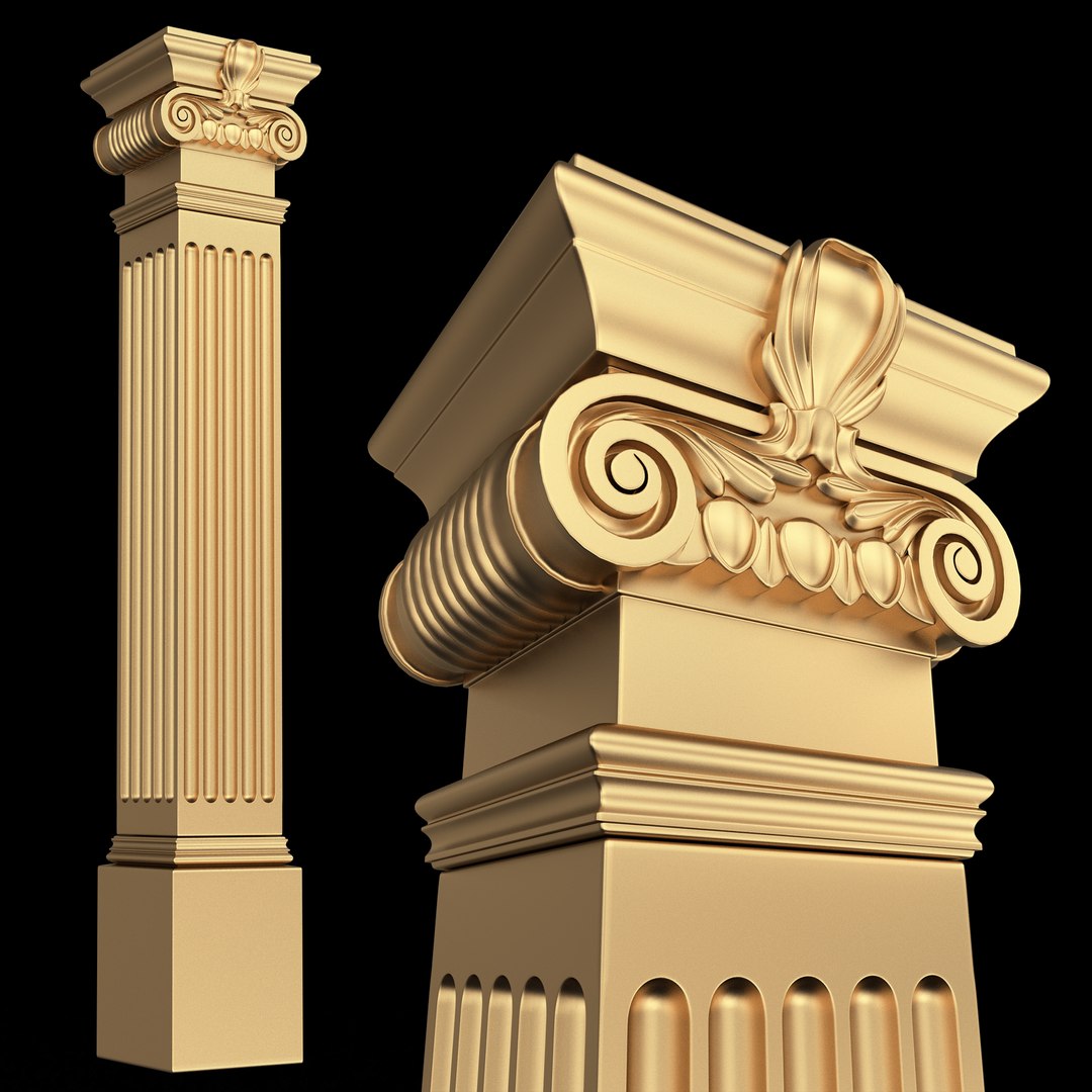Column Capitals Collection 3D model - TurboSquid 1959765