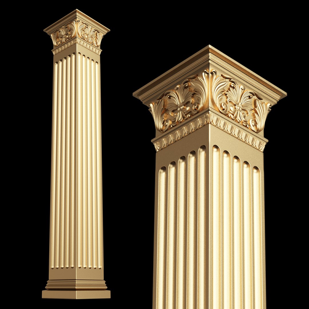 Column Capitals Collection 3D model - TurboSquid 1959765