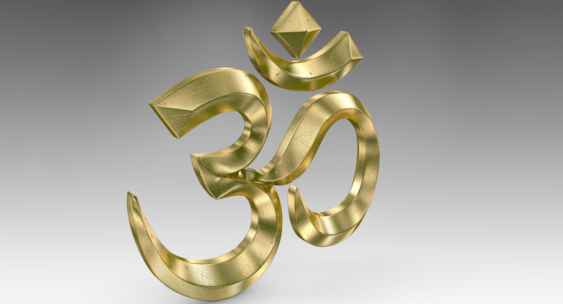 3D Om Symbol - TurboSquid 1417361