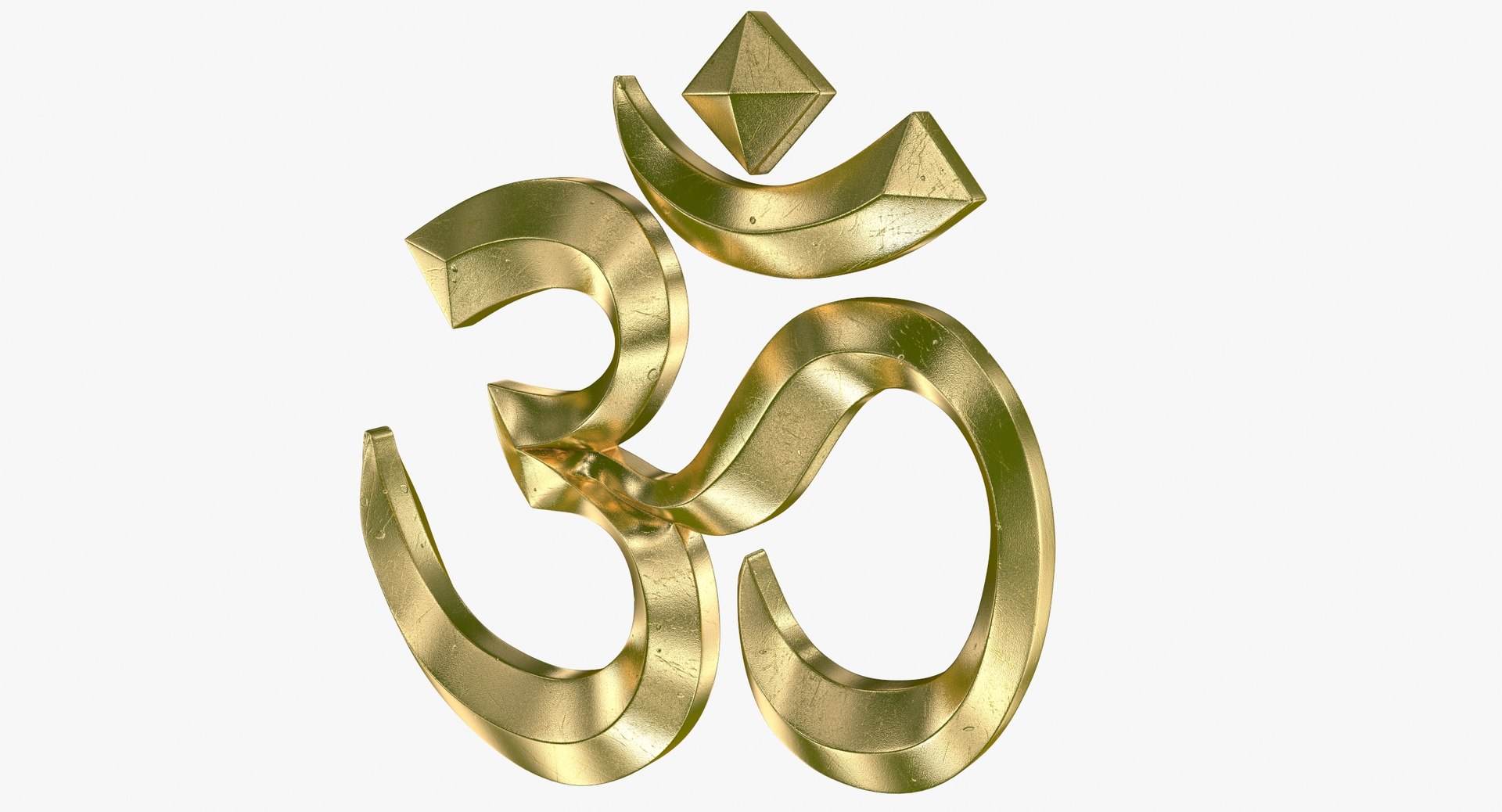 3D Om Symbol - TurboSquid 1417361