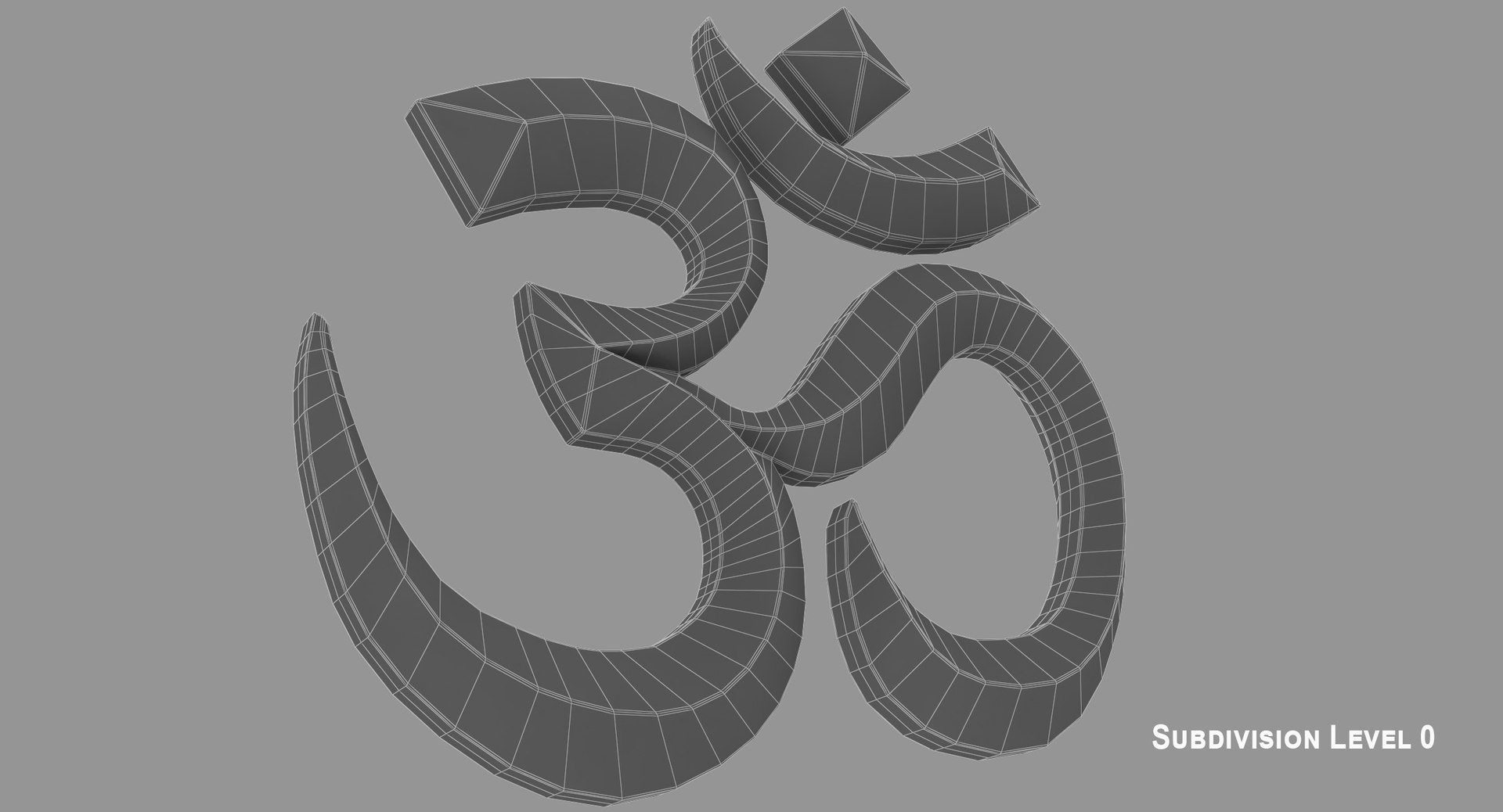 3D Om Symbol - TurboSquid 1417361