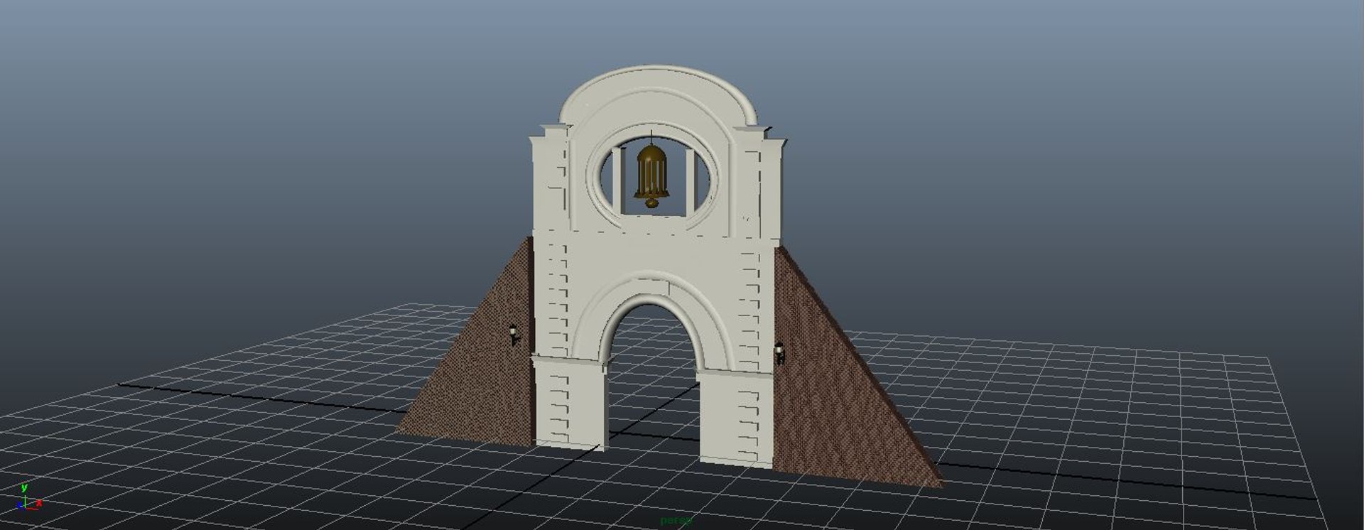 3D Model Bell Tower - TurboSquid 1189715