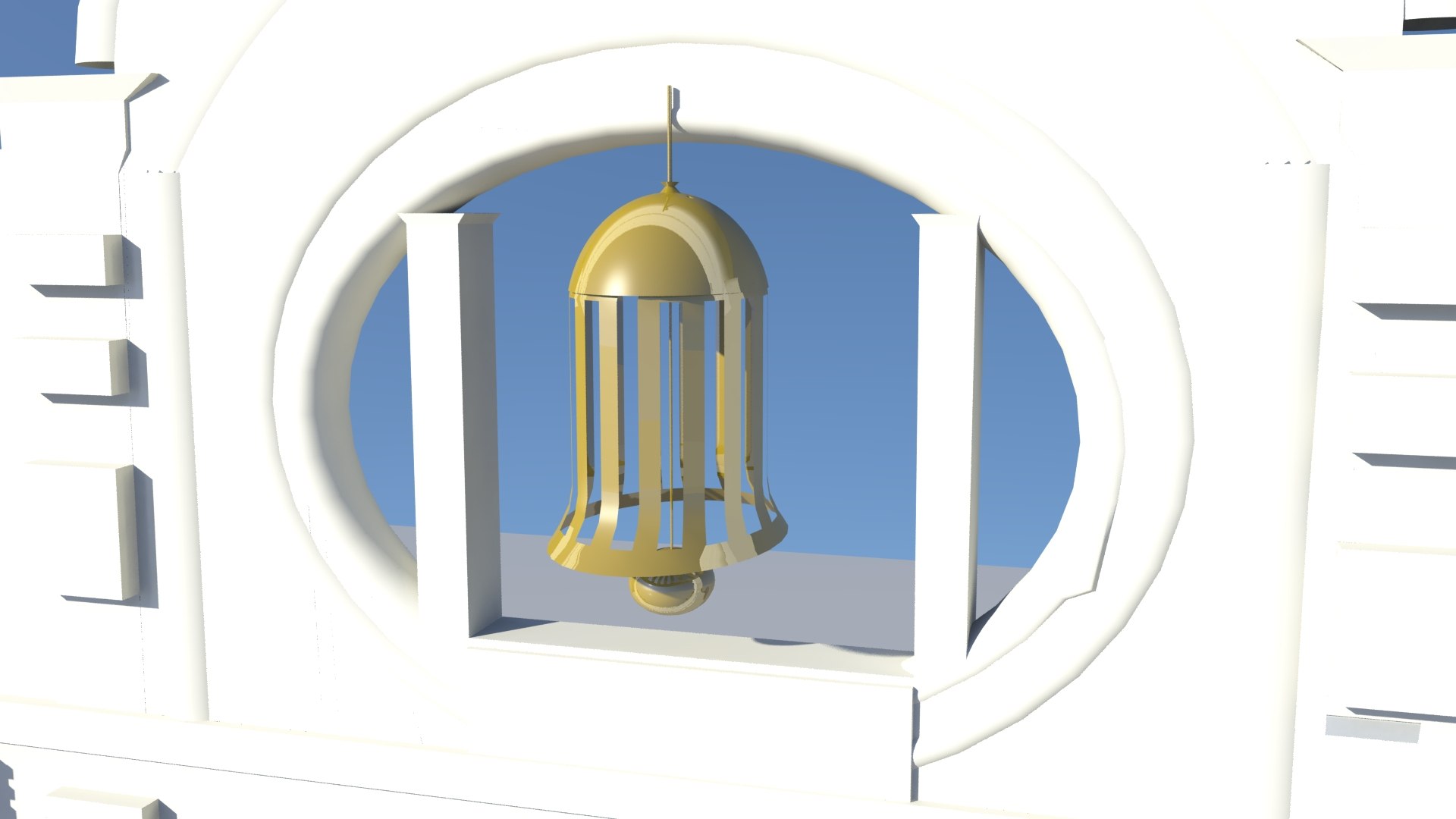 3D Model Bell Tower - TurboSquid 1189715