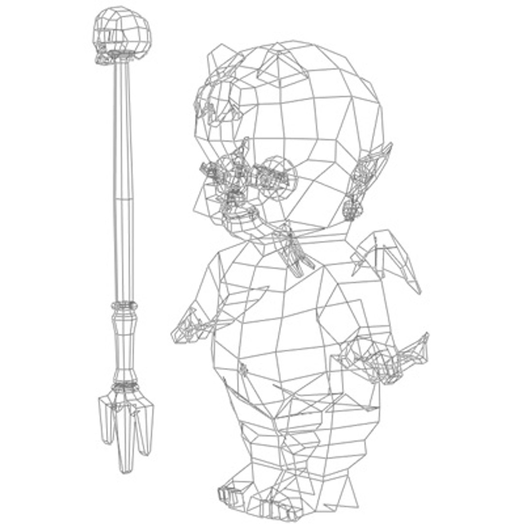 3dsmax Devil Baby