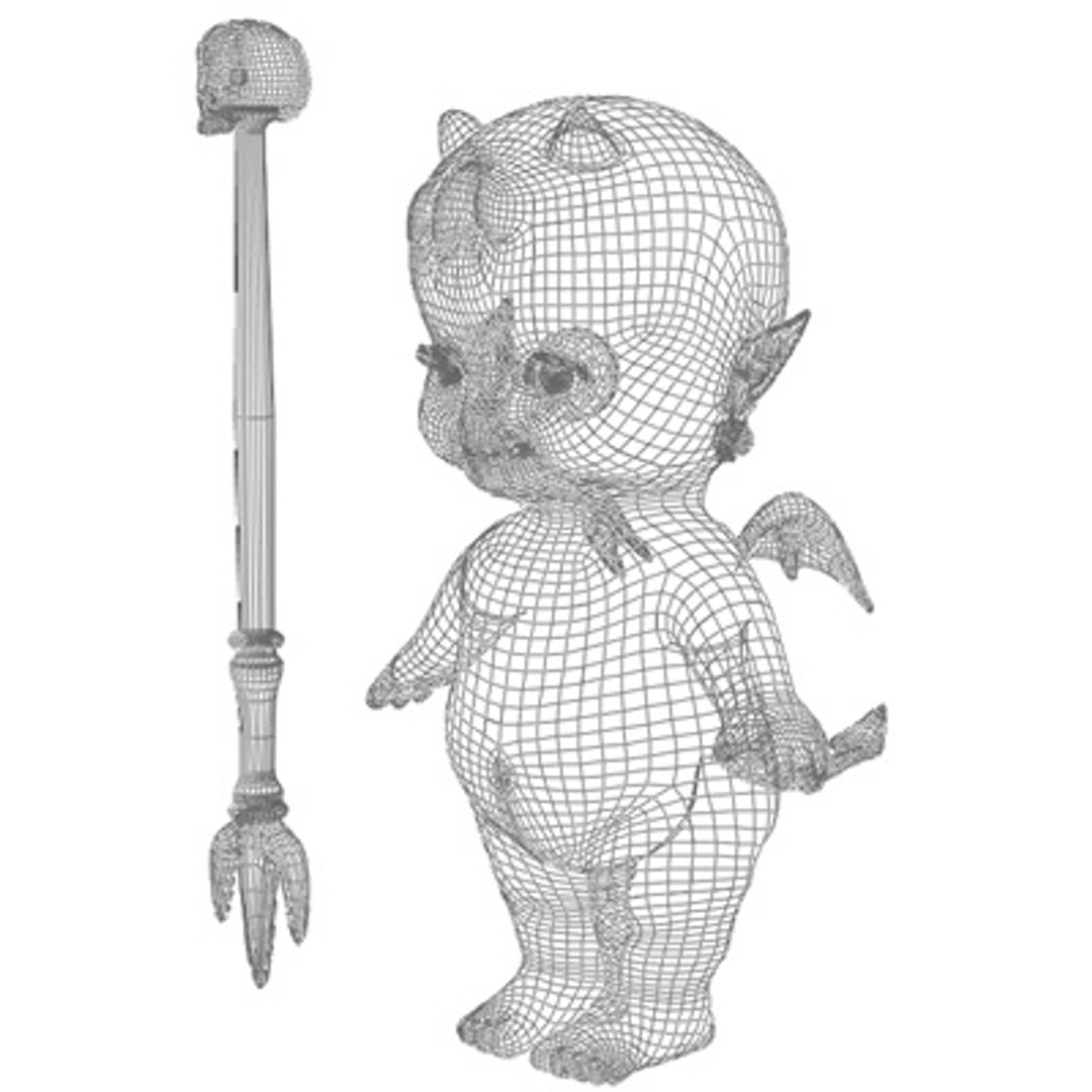 3dsmax Devil Baby