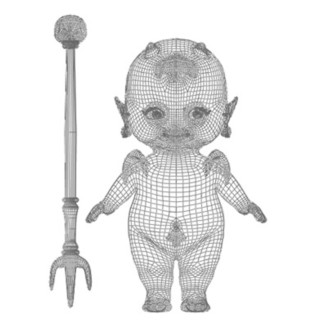 3dsmax Devil Baby
