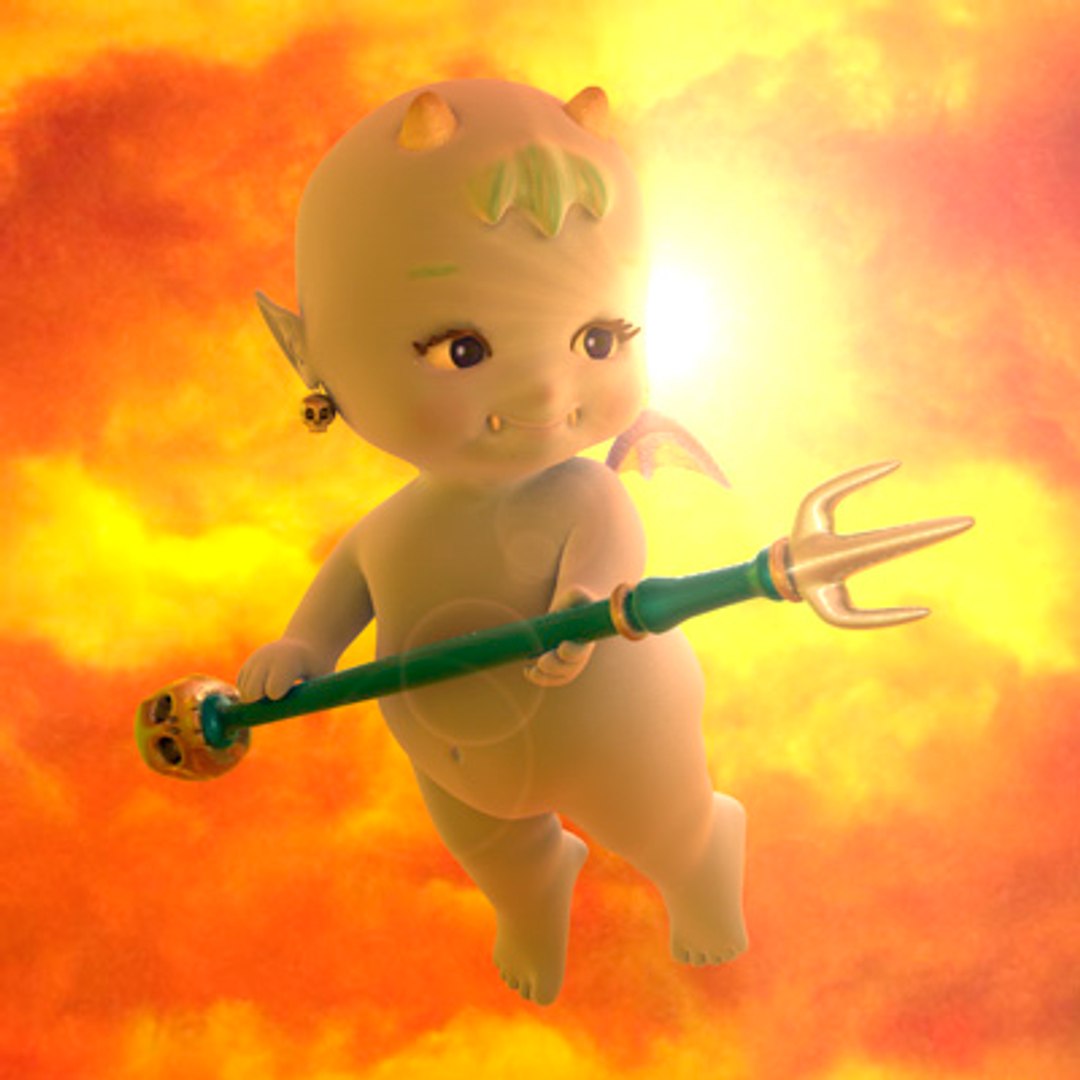 3dsmax Devil Baby