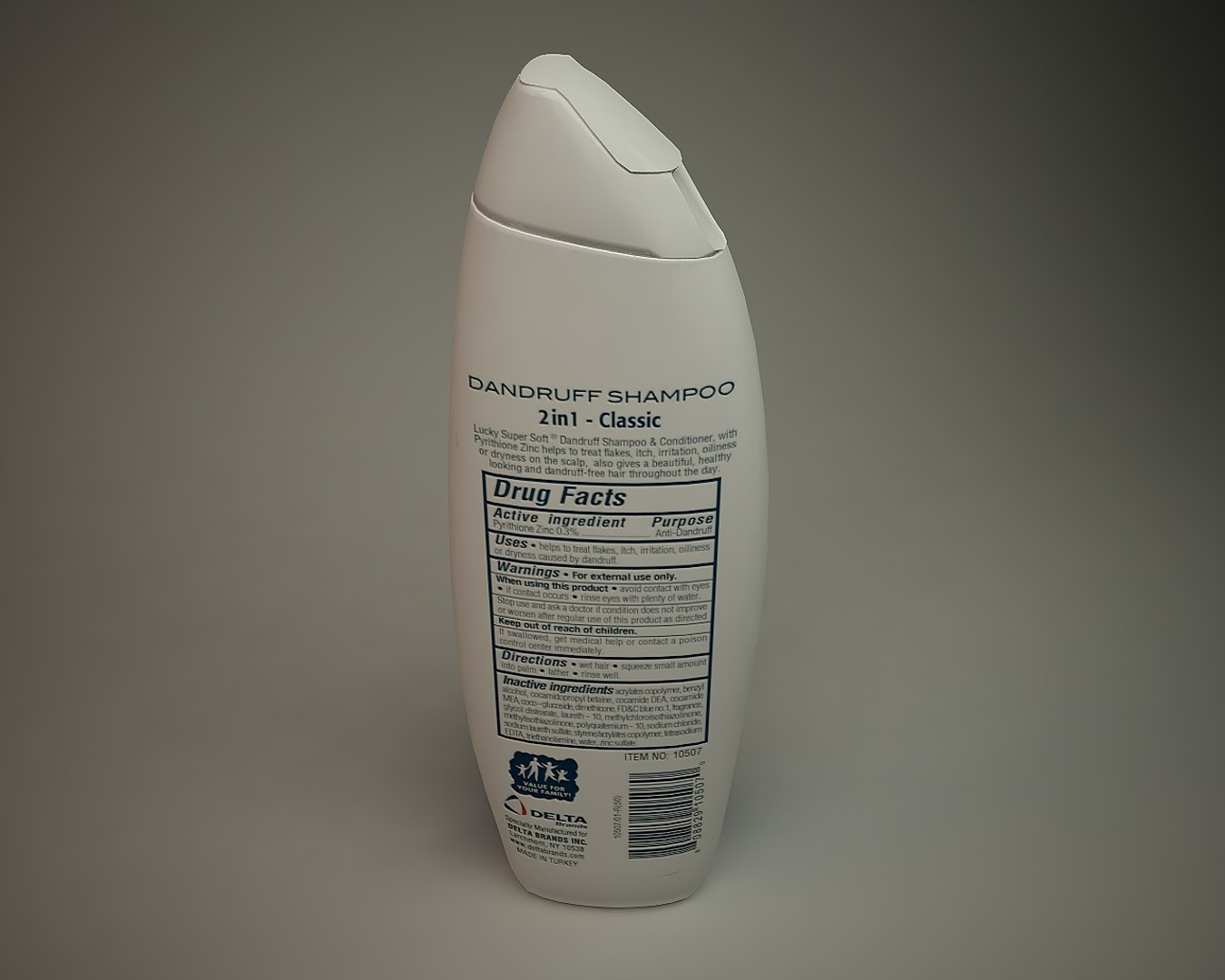 3d Shampoo Model