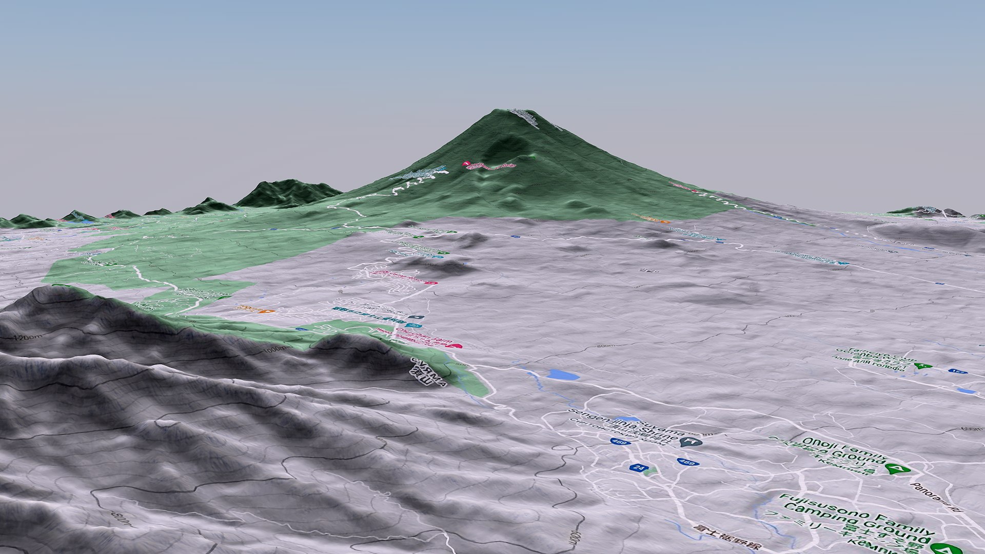 3D model Mount Fuji Japan Highly detailed - TurboSquid 1945933