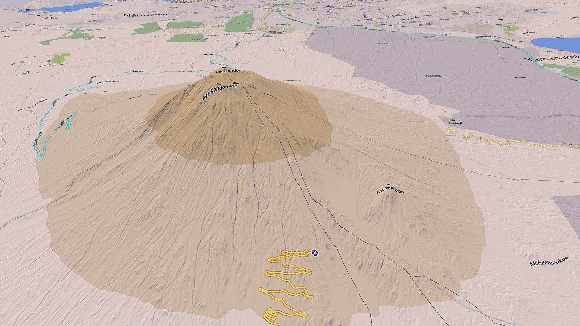 3D Model Mount Fuji Japan Highly Detailed - TurboSquid 1945933