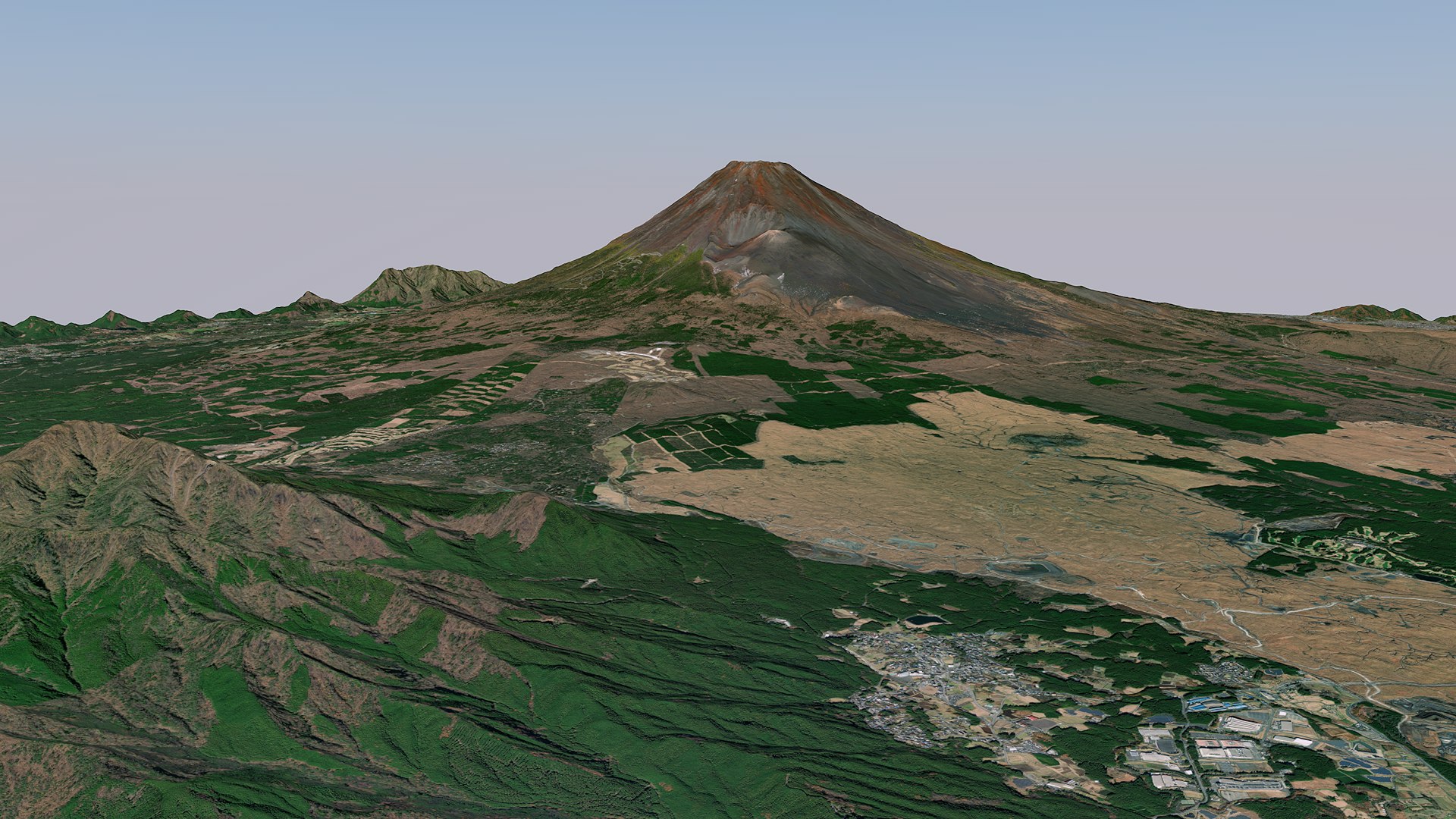 3D model Mount Fuji Japan Highly detailed - TurboSquid 1945933