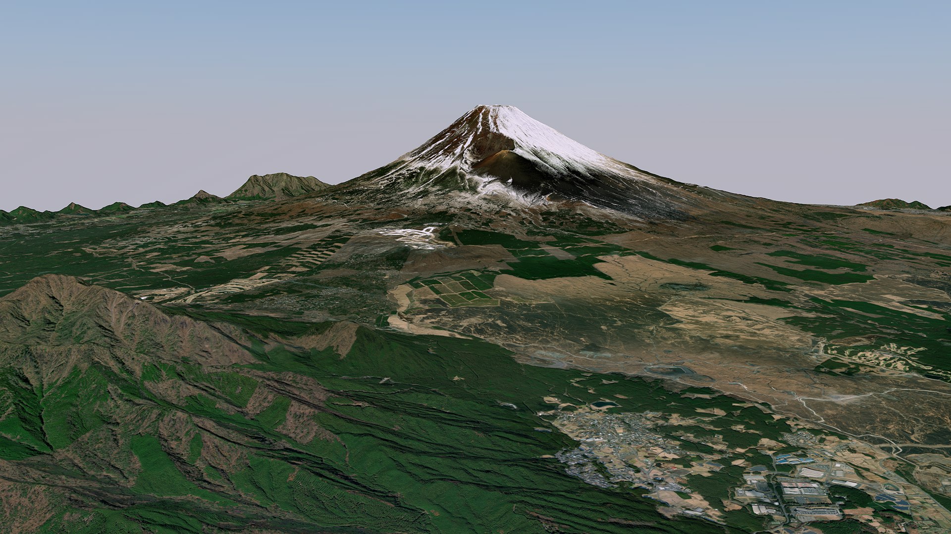 3D model Mount Fuji Japan Highly detailed - TurboSquid 1945933